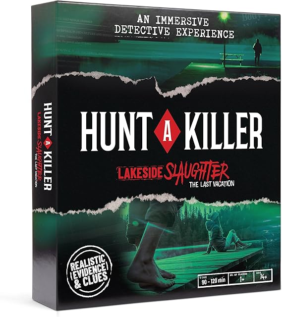 Amazon.com: Hunt A Killer: Lakeside Slaughter, Immersive Murder Mystery ...