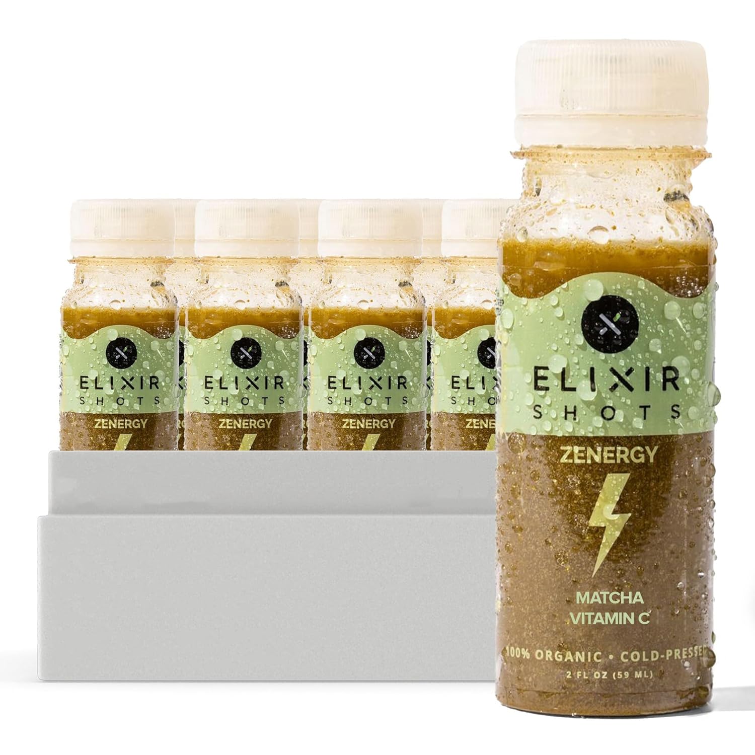 Amazon.com : Elixir Shots Zenergy Shot (12 Pack) Zenergy Wellness Shot ...