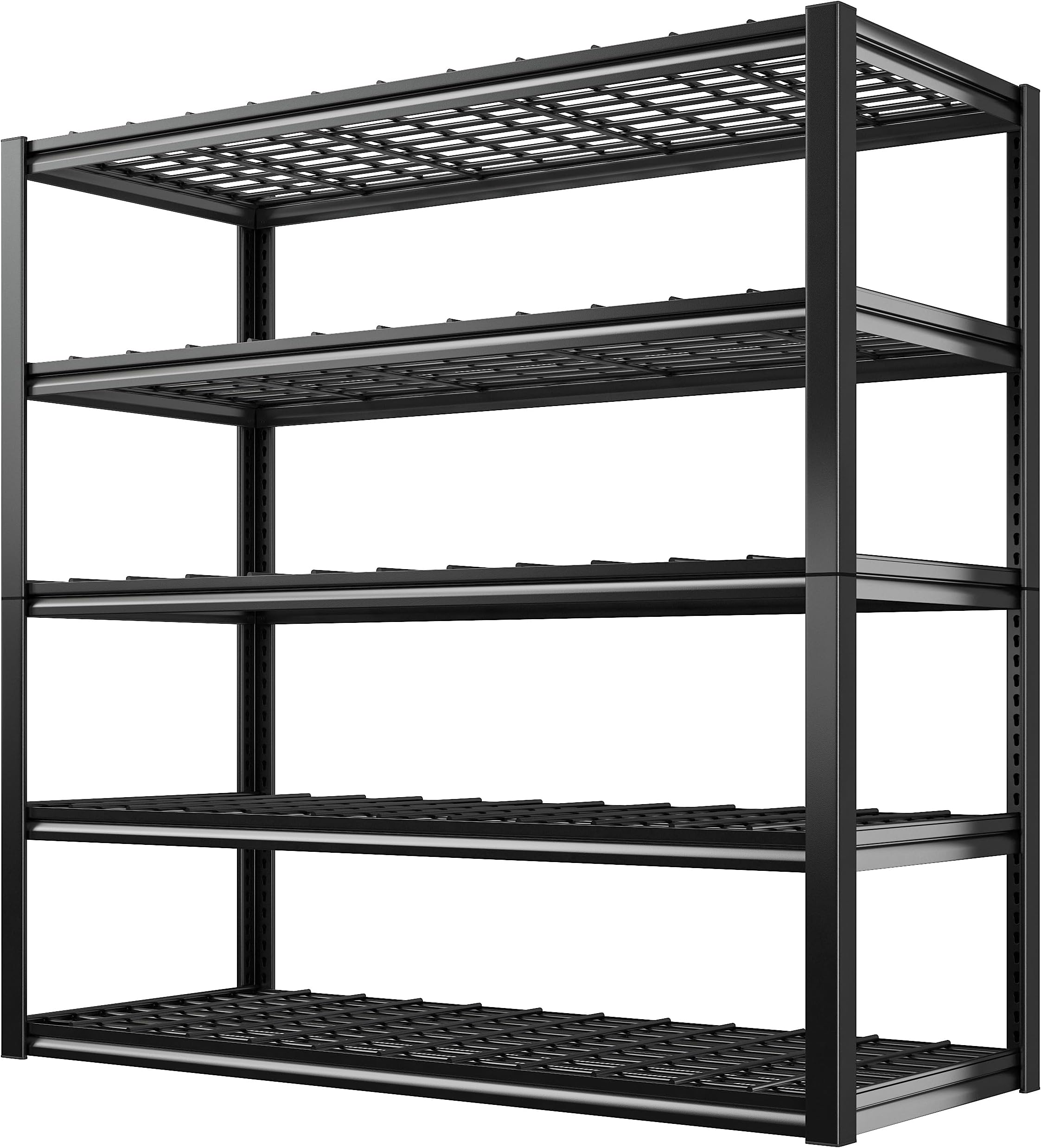 Amazon.com: Gladiator 4-Shelf 60 in. W x 72 in. H x 18 in. D Welded ...