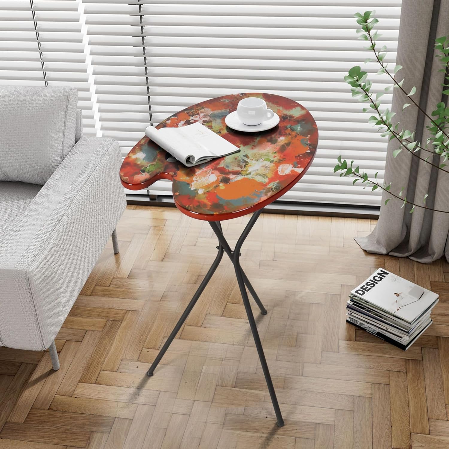 Amazon.com: Accent Table, Modern End Table, Small Entryway Table ...