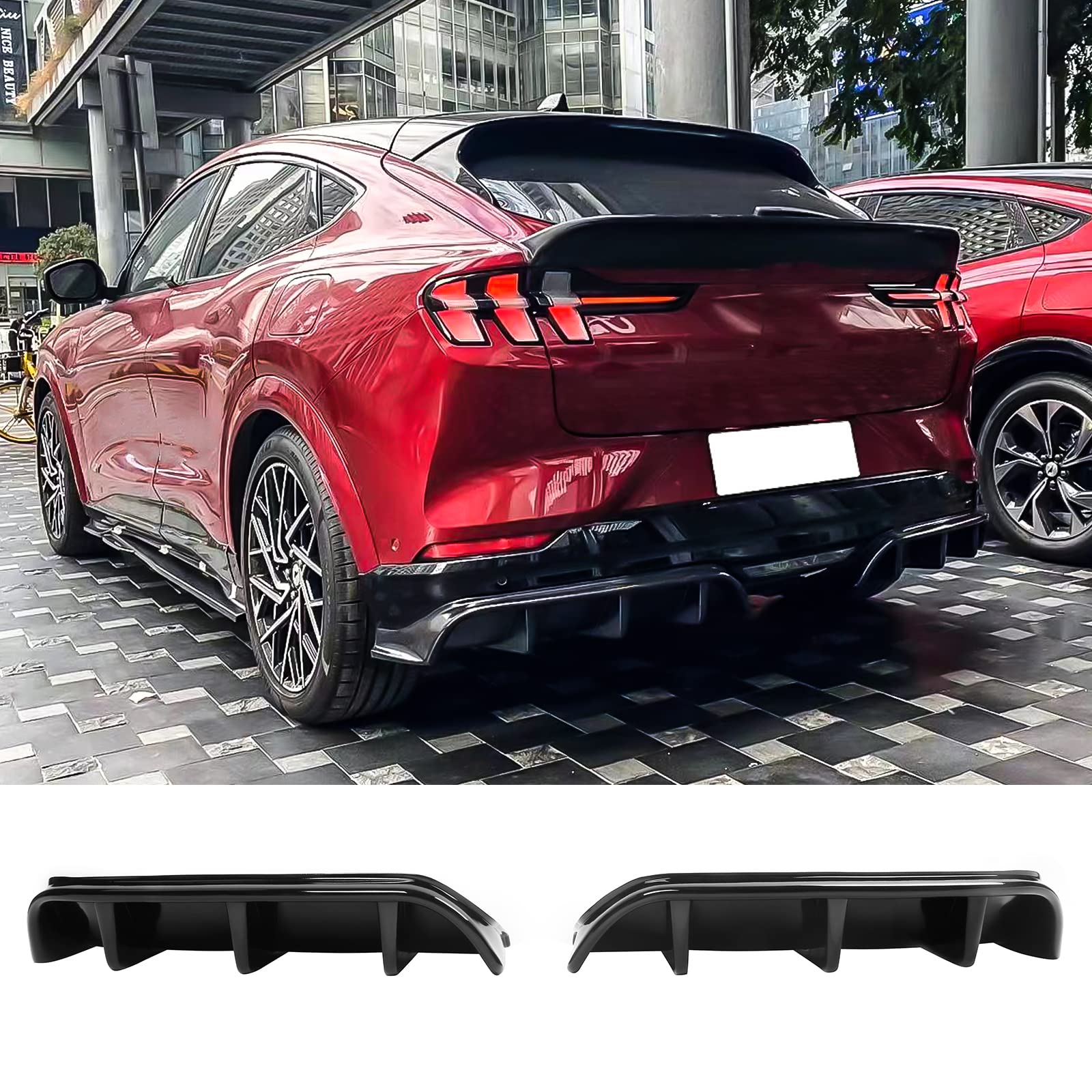 Buy FREEMOTOR802 Compatible With 2021-2023 Ford Mustang Mach-E GT Rear ...