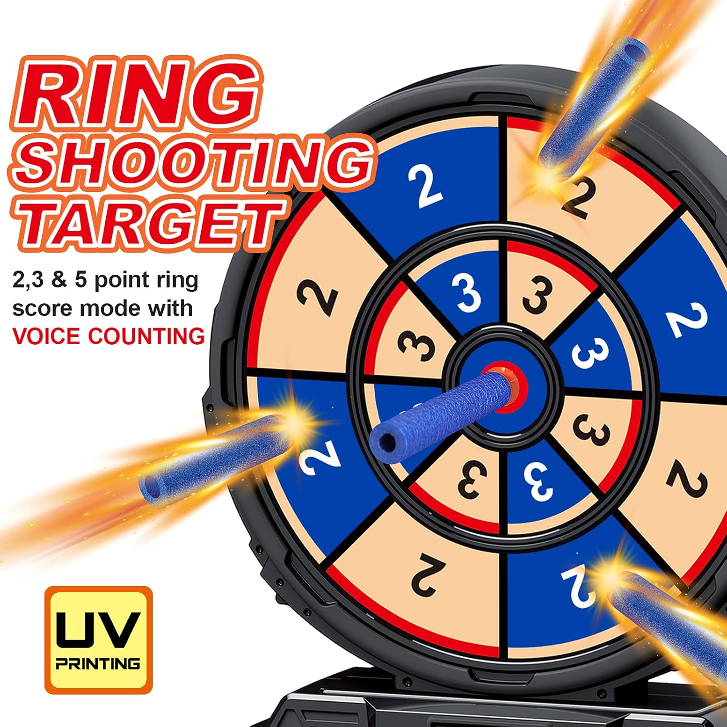 Electronic Shooting Game Toy for Kids, Digital Scoring Shooting Target ...