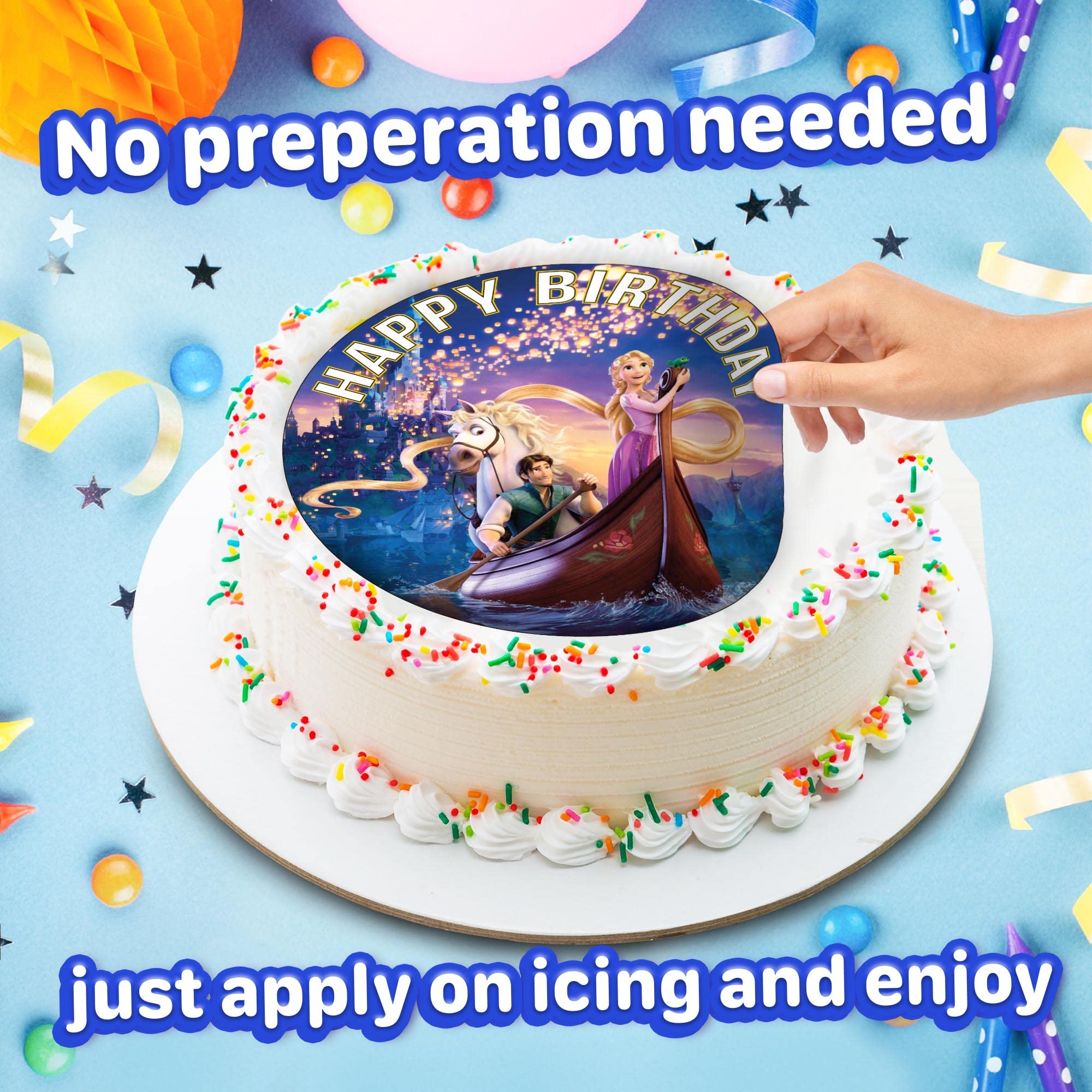 Rapunzel Full Sheet Cake