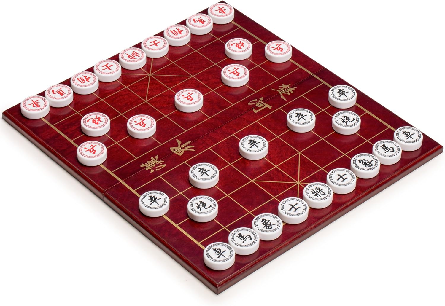 Yellow Mountain Imports Xiangqi Chinese Chess Set with Folding ...