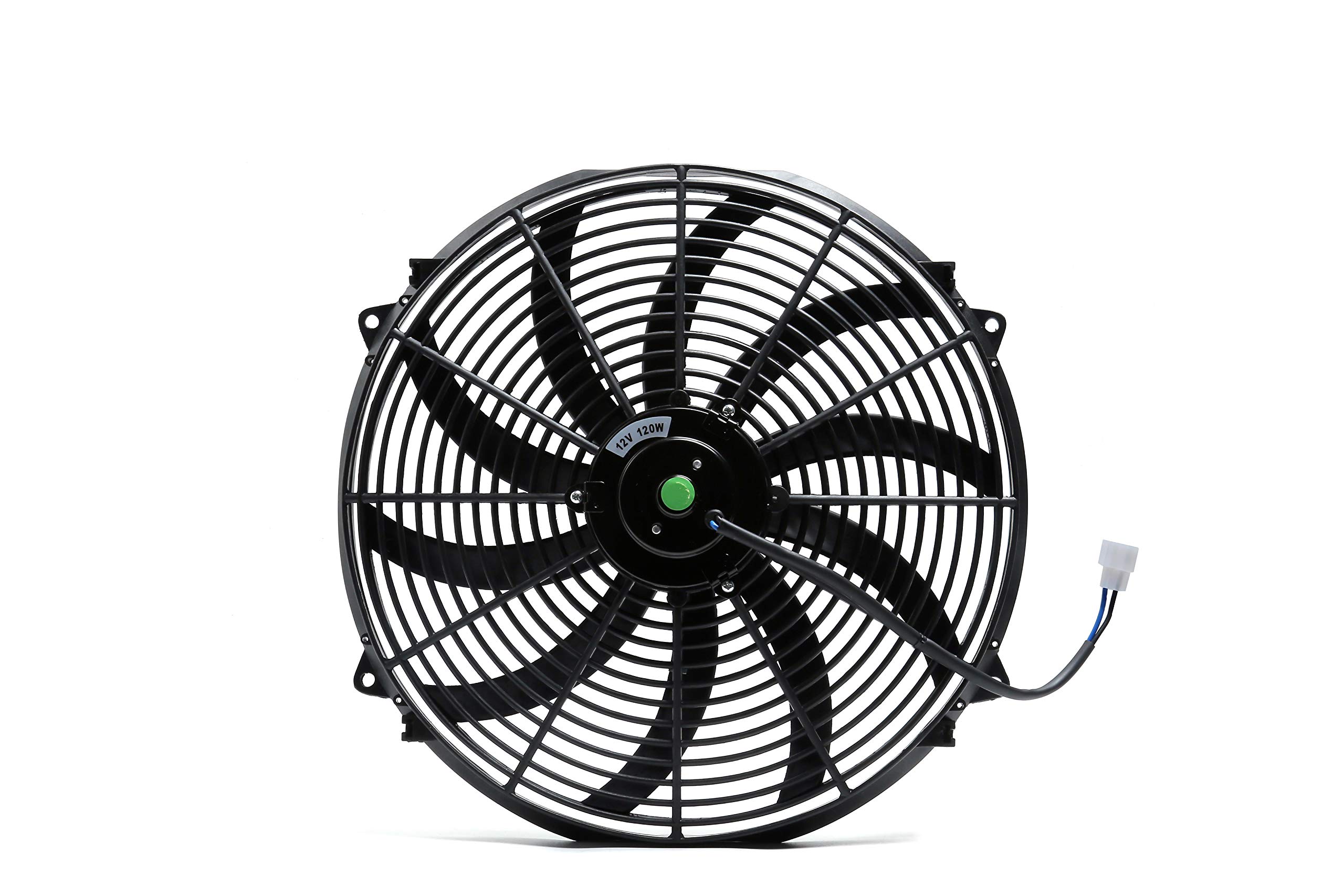 Buy Atublan Engine Radiator Cooling Fan 16 Inch Curved Blade Ultra Thin ...