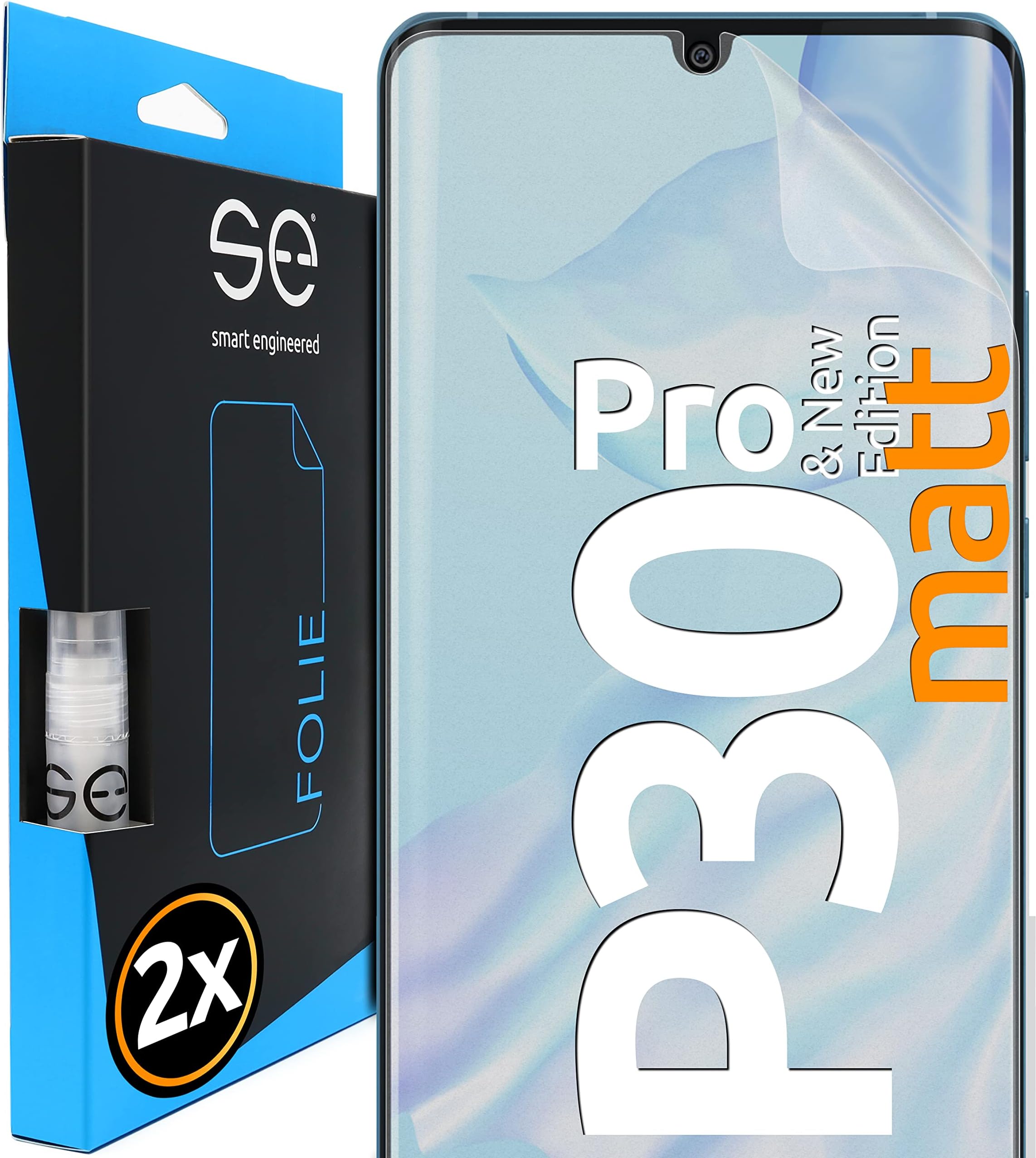 Bodyguard 2+2 Stück Schutzfolie für Panzerglas für Huawei P30 Pro, HD Clear Huawei P30 Pro ...