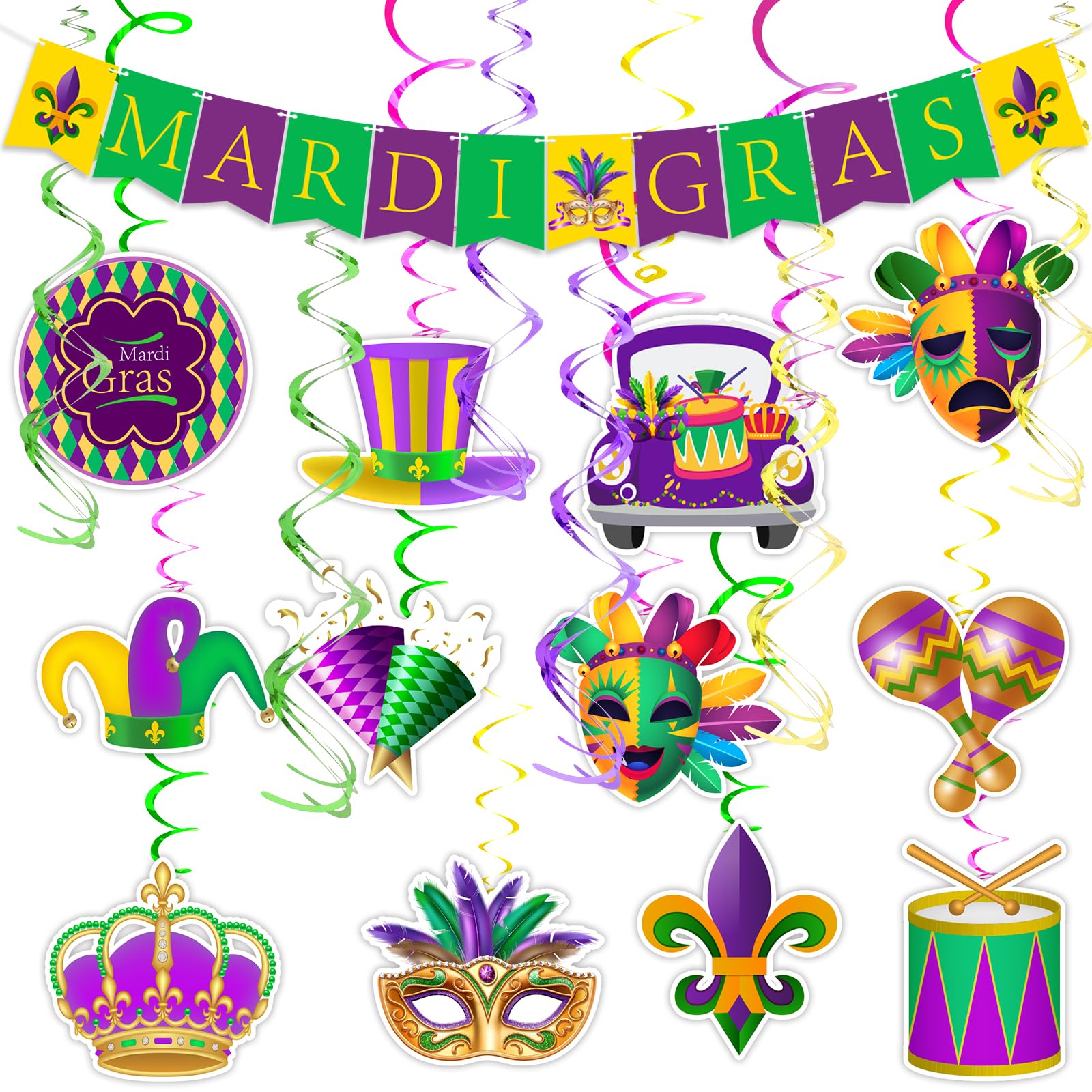 Mardi Gras Theme Party Decorations