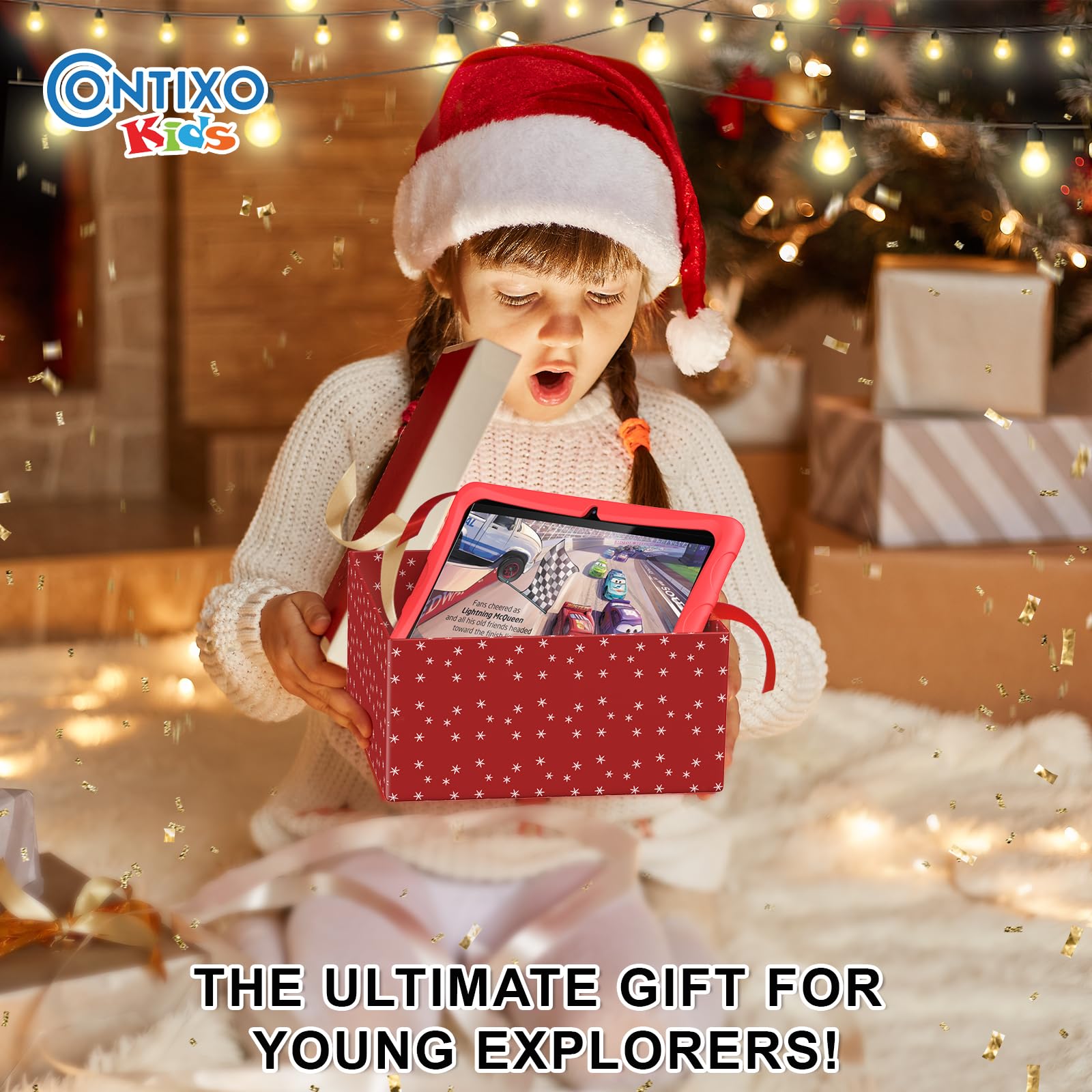 Contixo K103B Kids Tablet - Tablet for Kids Toddler with 80 Disney ...