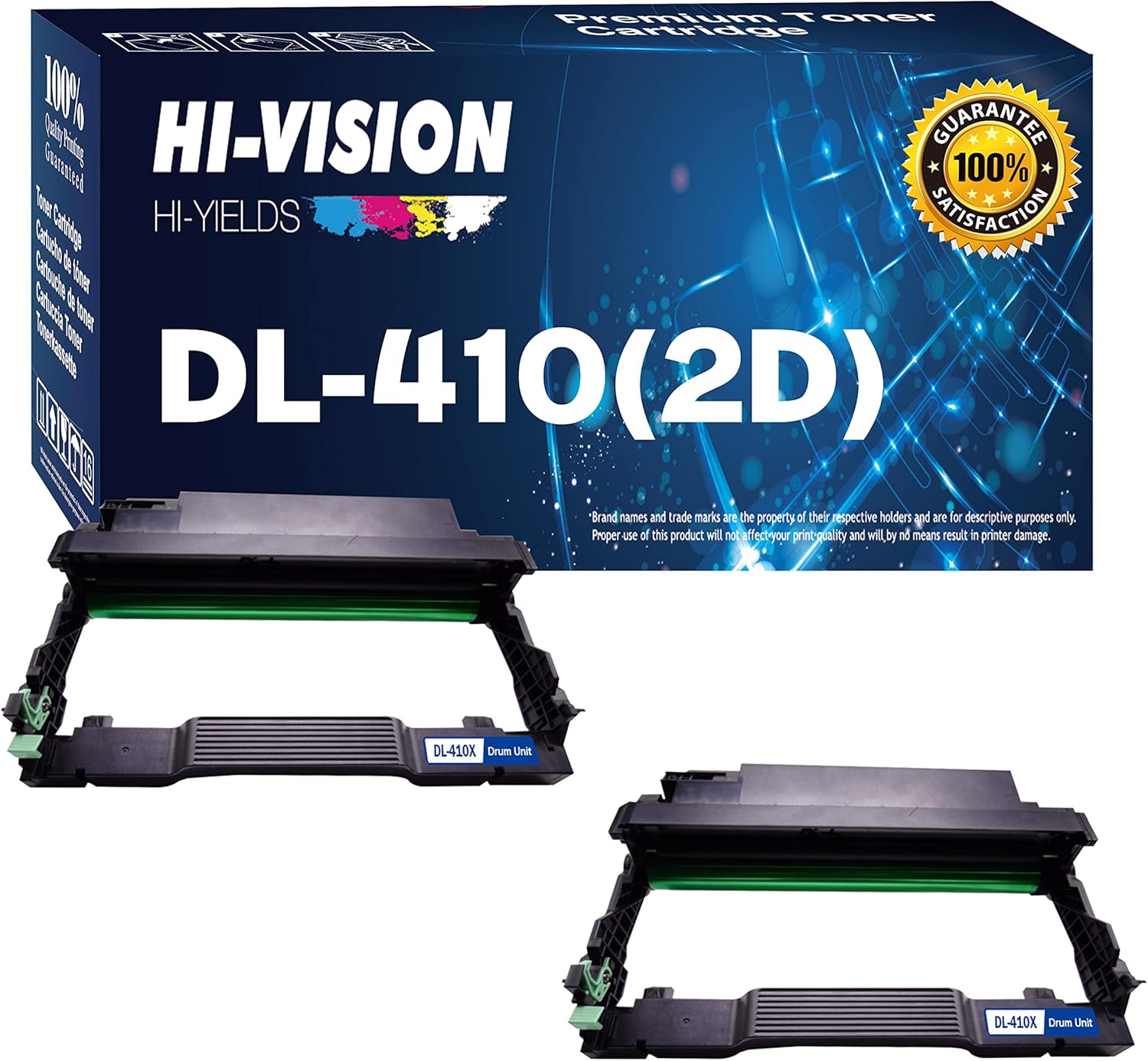 Amazon.com: HI-VISION HI-YIELDS (2 Drum Unit, NO Toner Compatible Drum Unit Replacement for DL ...