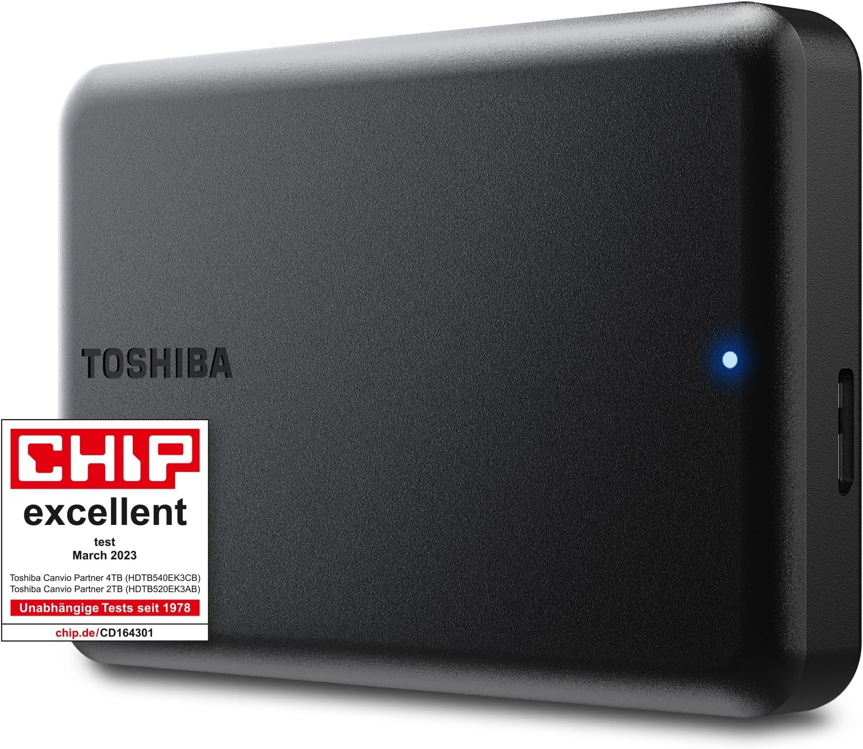 Amazon.com: Toshiba Canvio Partner 4TB Portable 2.5’’ External Hard Drive, USB 3.2, Mac ...