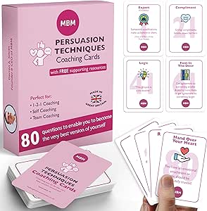 Amazon.com: MBM 80 Persuasion Coaching Cards – Negotiation Skills ...