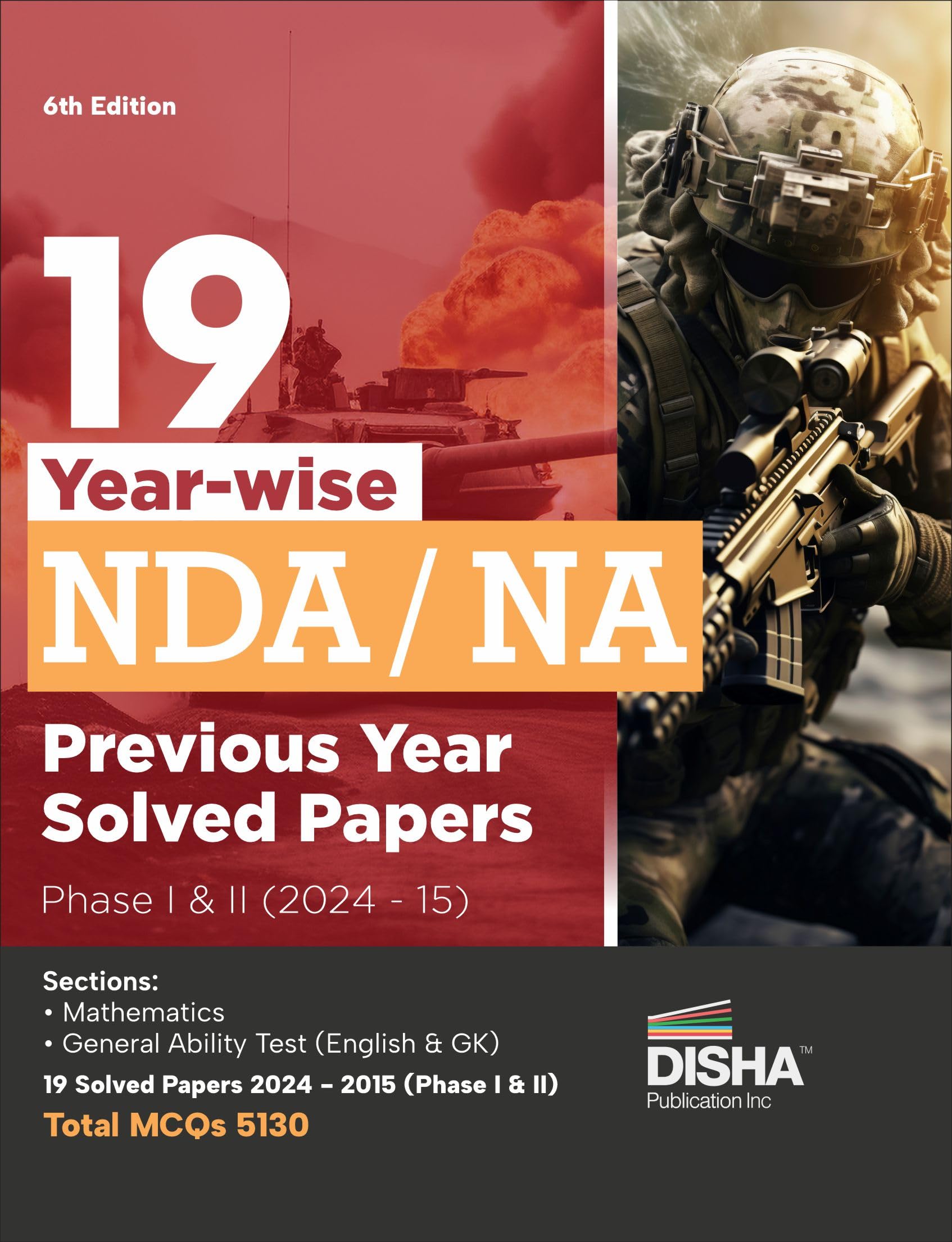 19 Year-wise NDA/ NA Previous Year Solved Papers Phase I & II (2024 ...