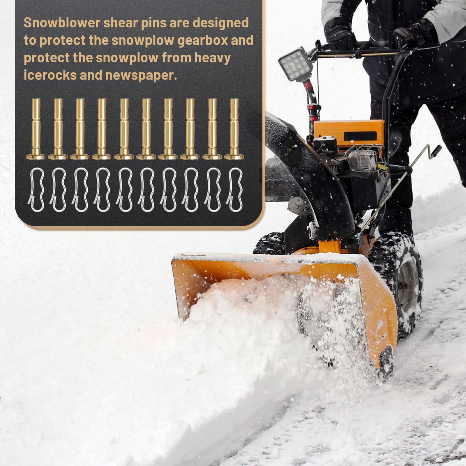 Snapklik.com : Replacement Shear Pin Kit 738-04124A For MTD Cad ...