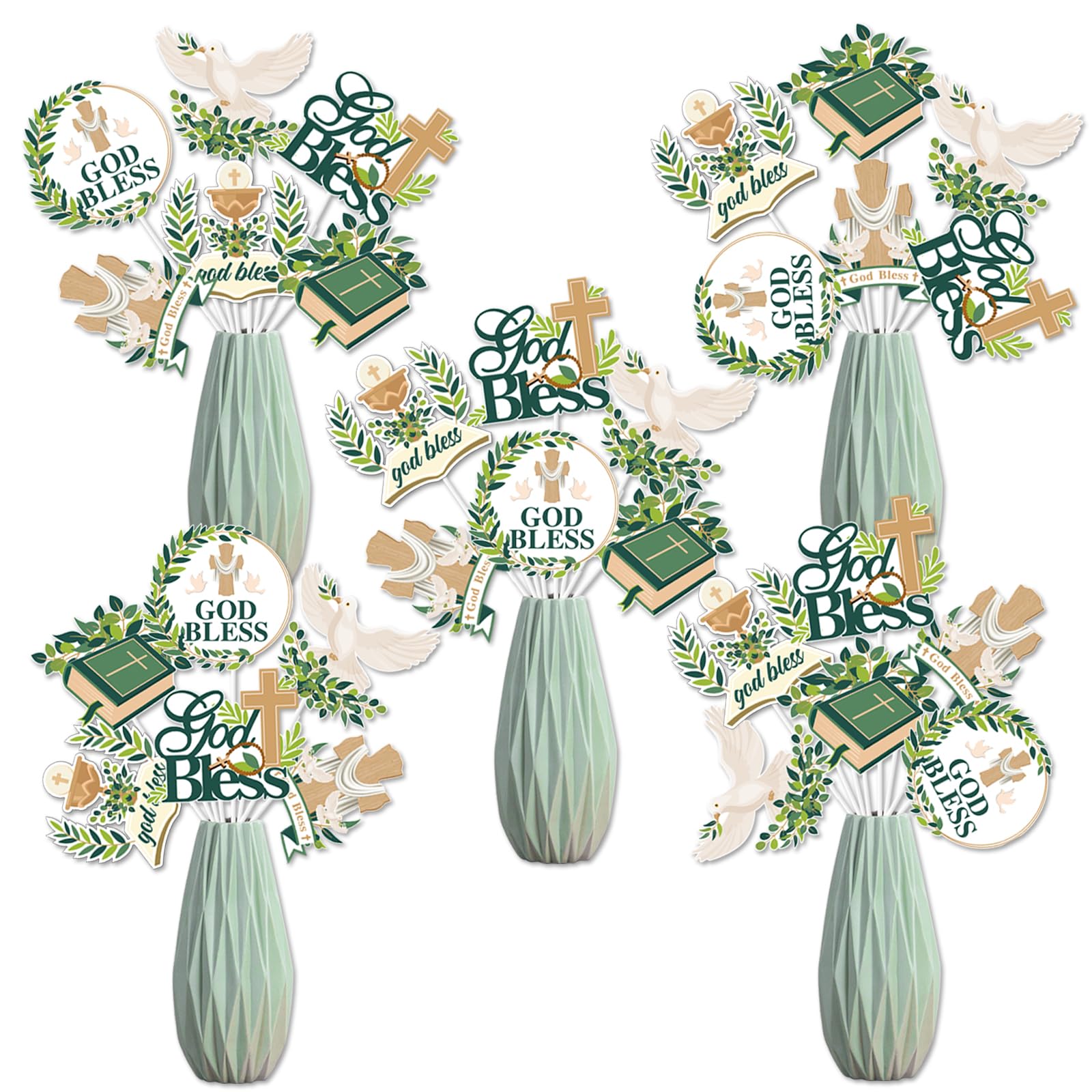 Beautiful Christening Centerpieces