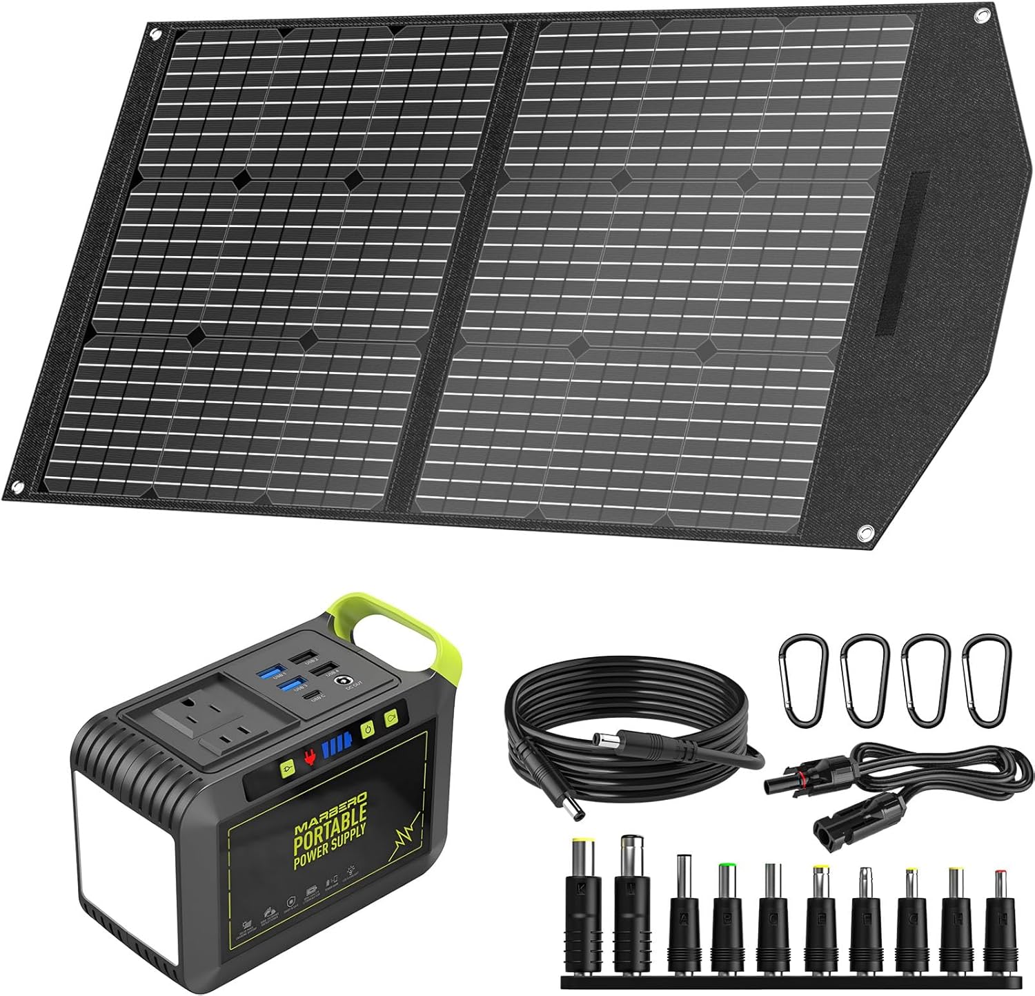 Amazon.com : MARBERO 88Wh Portable Power Station with 100W Portable ...