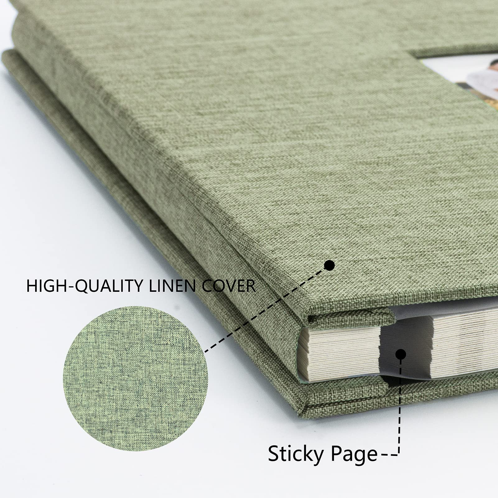 Snapklik.com : Photo Album Self Adhesive Pages For 4x6 5x7 8x10 ...