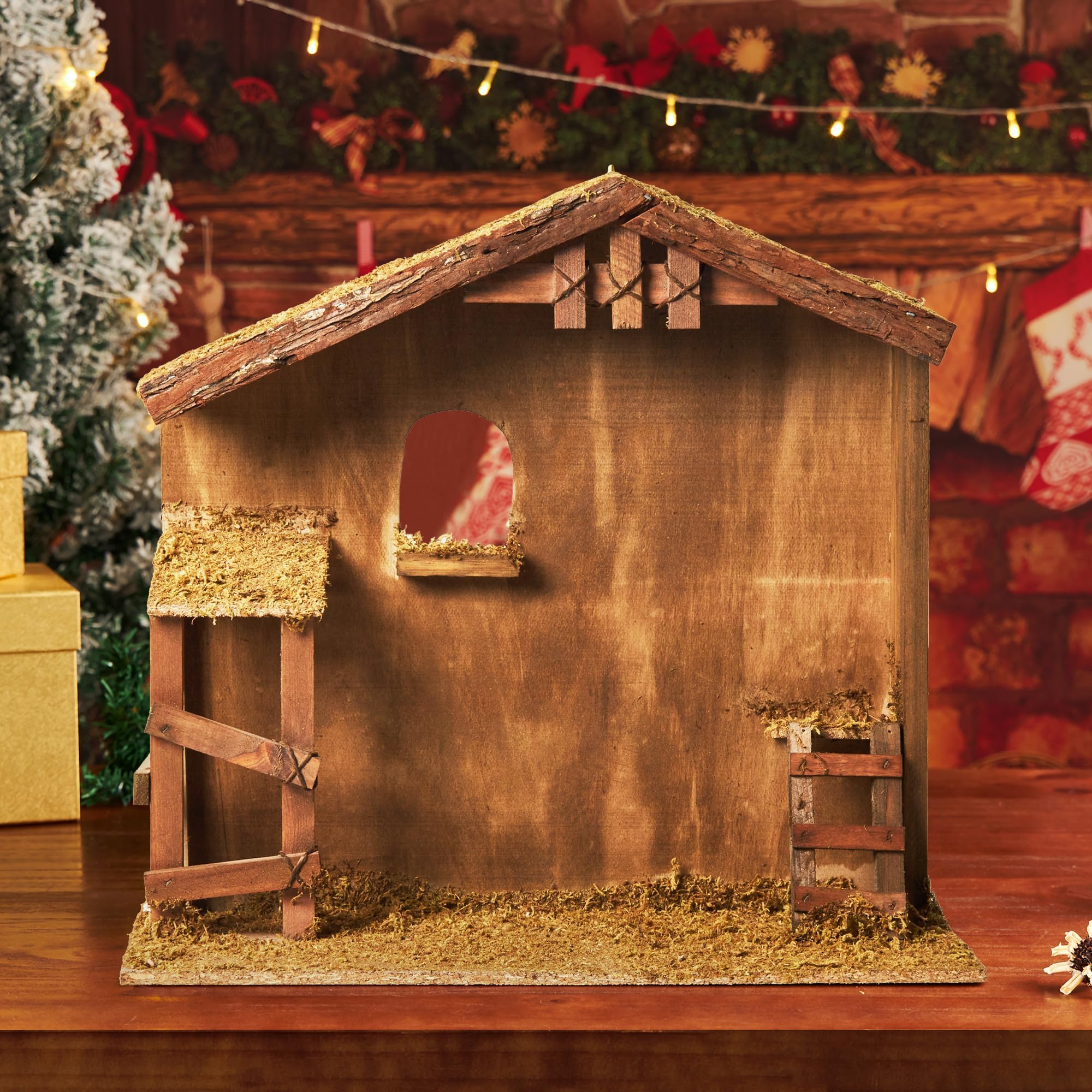 Amazon.com: BESBLEE Christmas Decorations Manger Scenes for Inside 10 ...