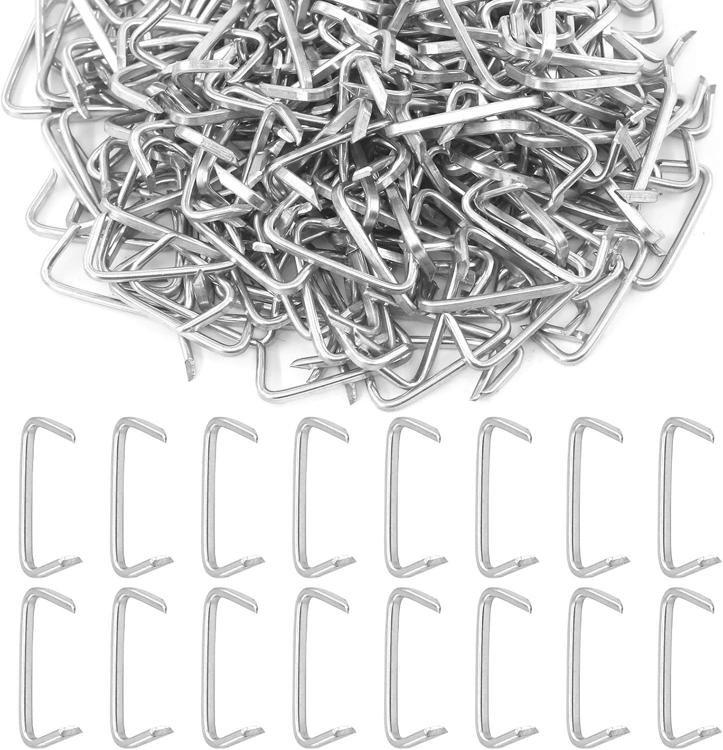 Glarks 1000Pcs 3/4'' Upholstery Steel Hog Rings kit for Auto Upholstery ...