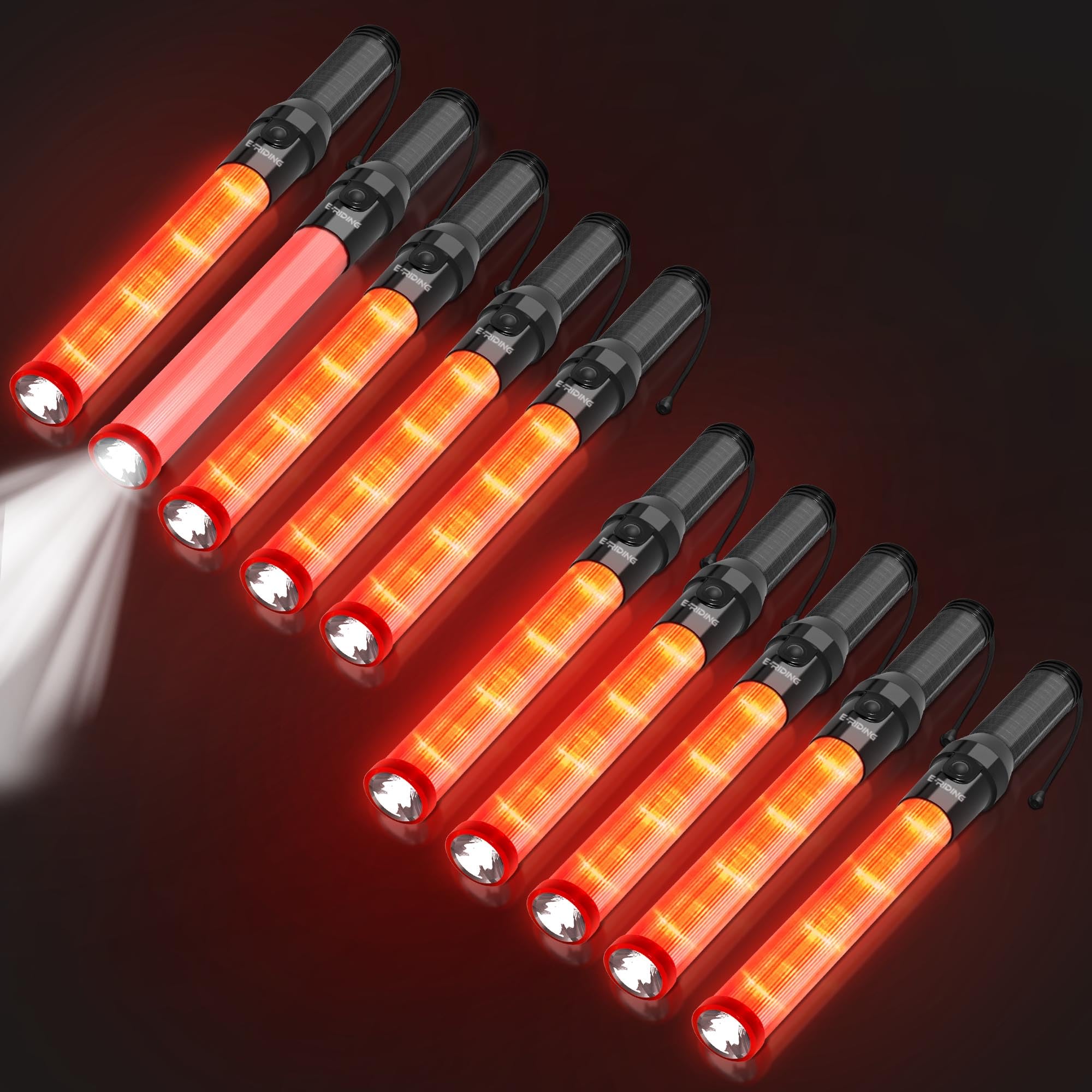 Amazon.com: E-riding 10 Pieces 16 Inch Signal Traffic Wand, Traffic ...