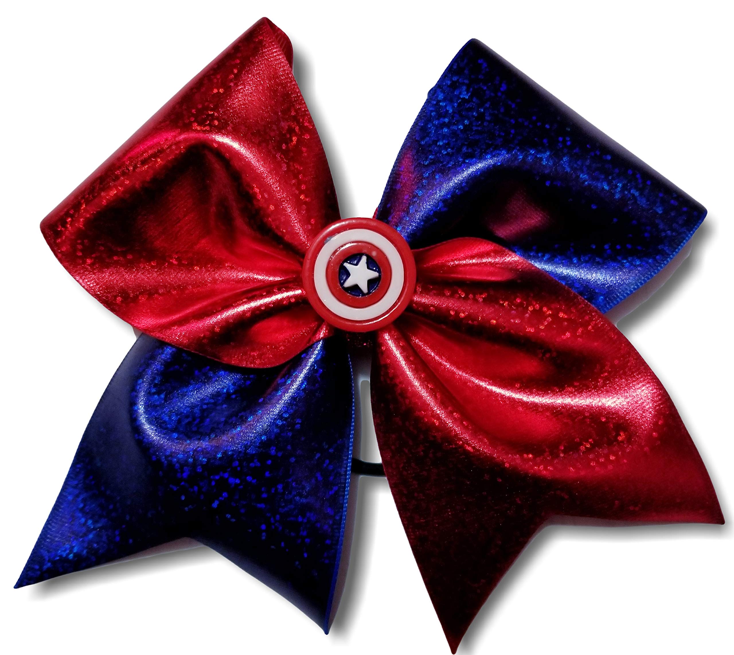 Red White And Blue Cheer Bow