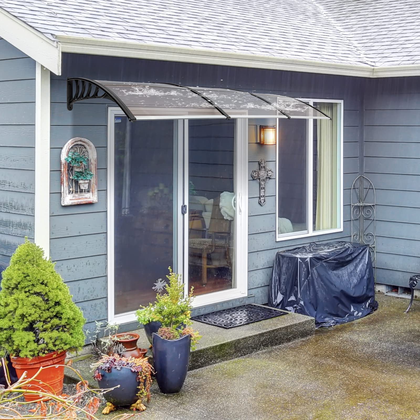 Snapklik.com : Awnings For Doors Windows 120x40, Door Awnings Exterior ...