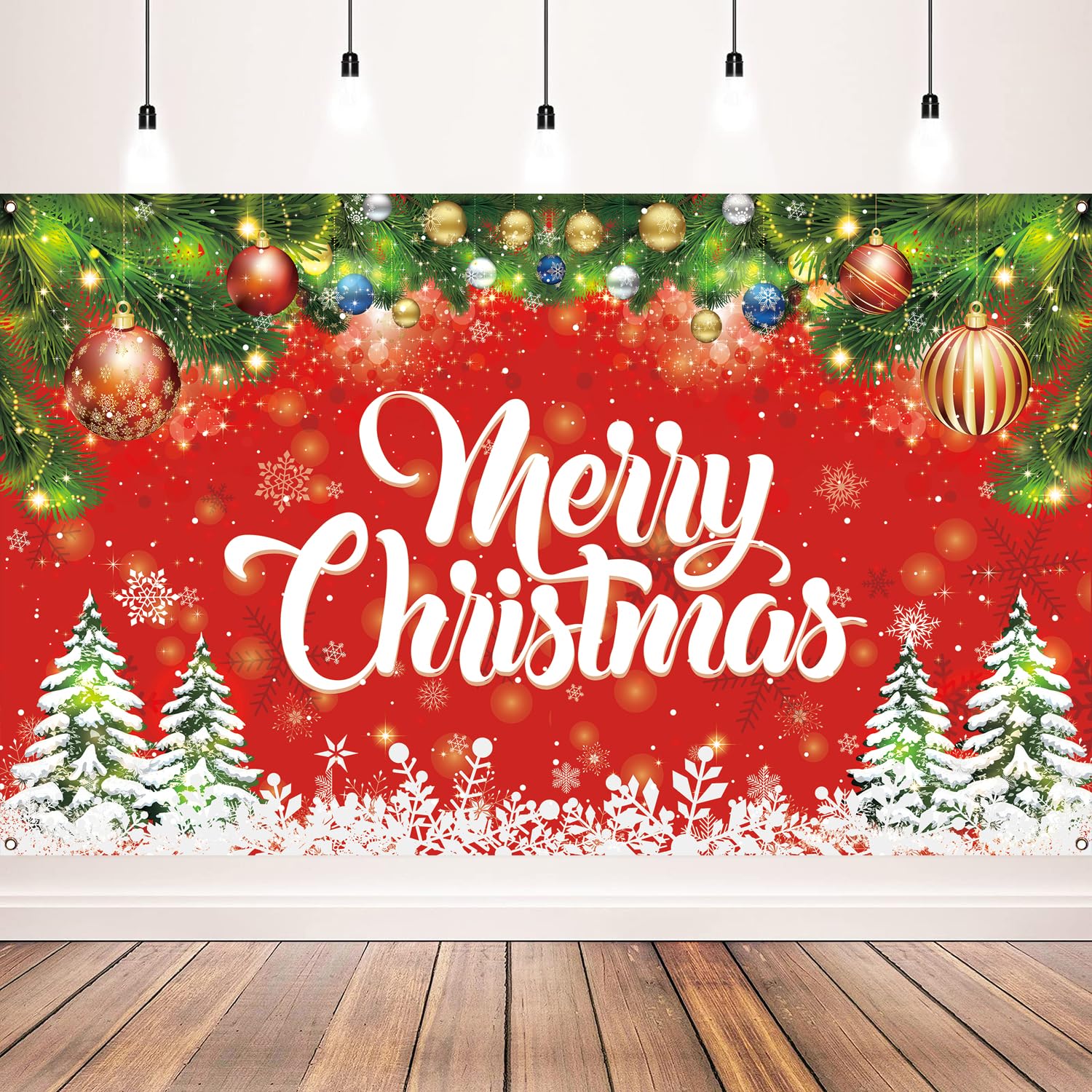 Amazon.com : Christmas Party Decoration Large Size Merry Christmas ...