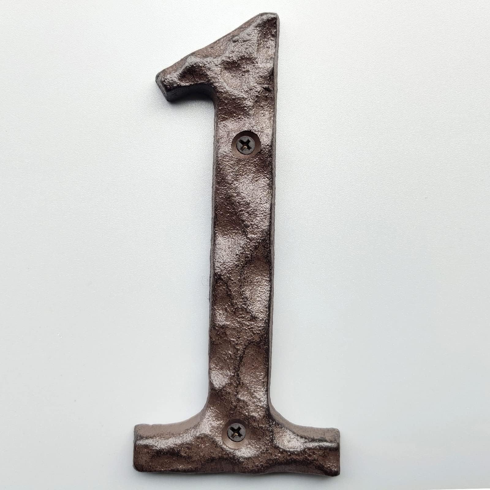 Amazon.com: HILAZA House Number 1 for Outside, 5.5 Inch Cast Iron Metal ...