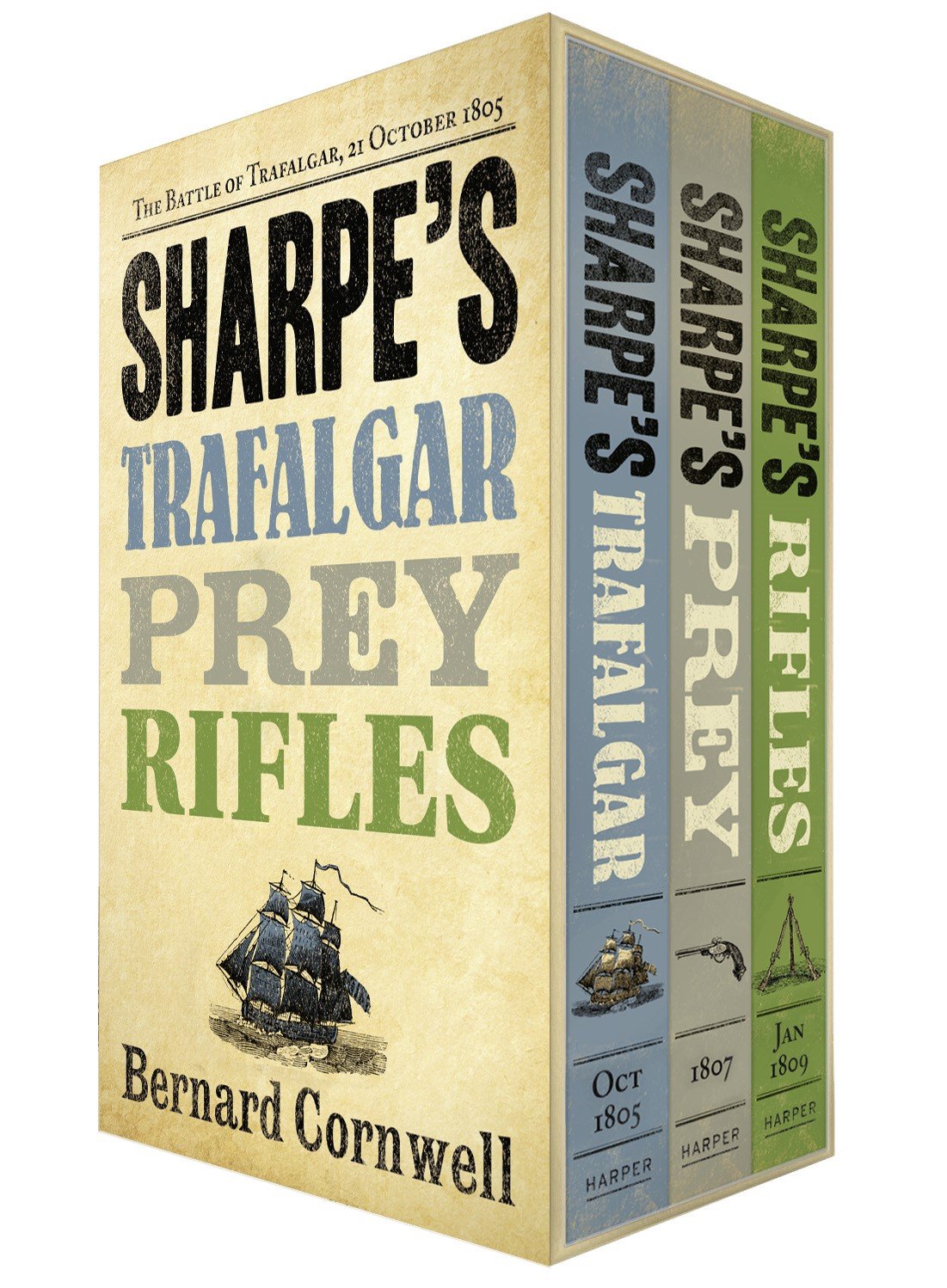 Sharpe 3-Book Collection 3: Sharpe’s Trafalgar, Sharpe’s Prey, Sharpe’s ...