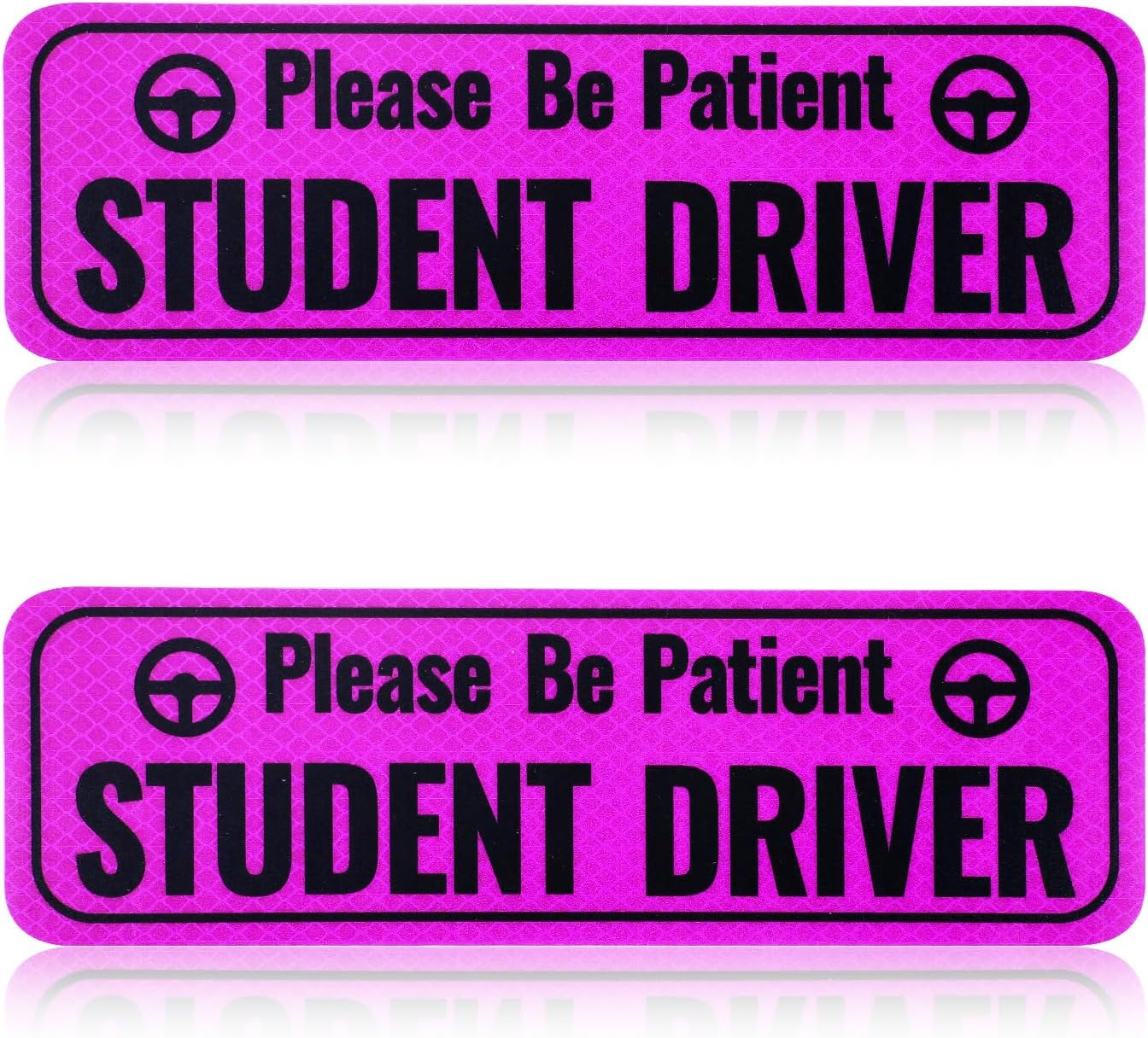 Amazon.com - Stickios Student Driver Stickers (Non-Magnetic ...
