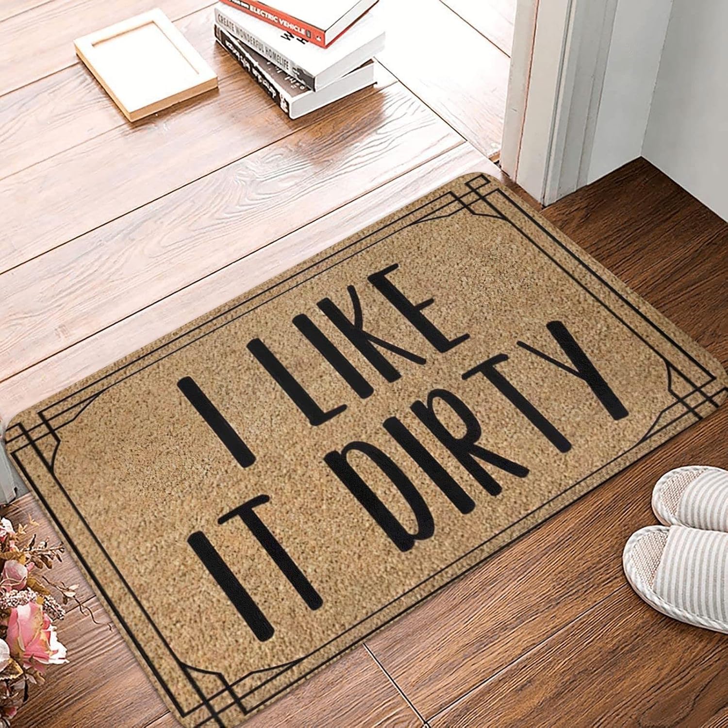 Amazon.com: Doormat Welcome Mat Door Mats Outdoor I Like It Dirty ...