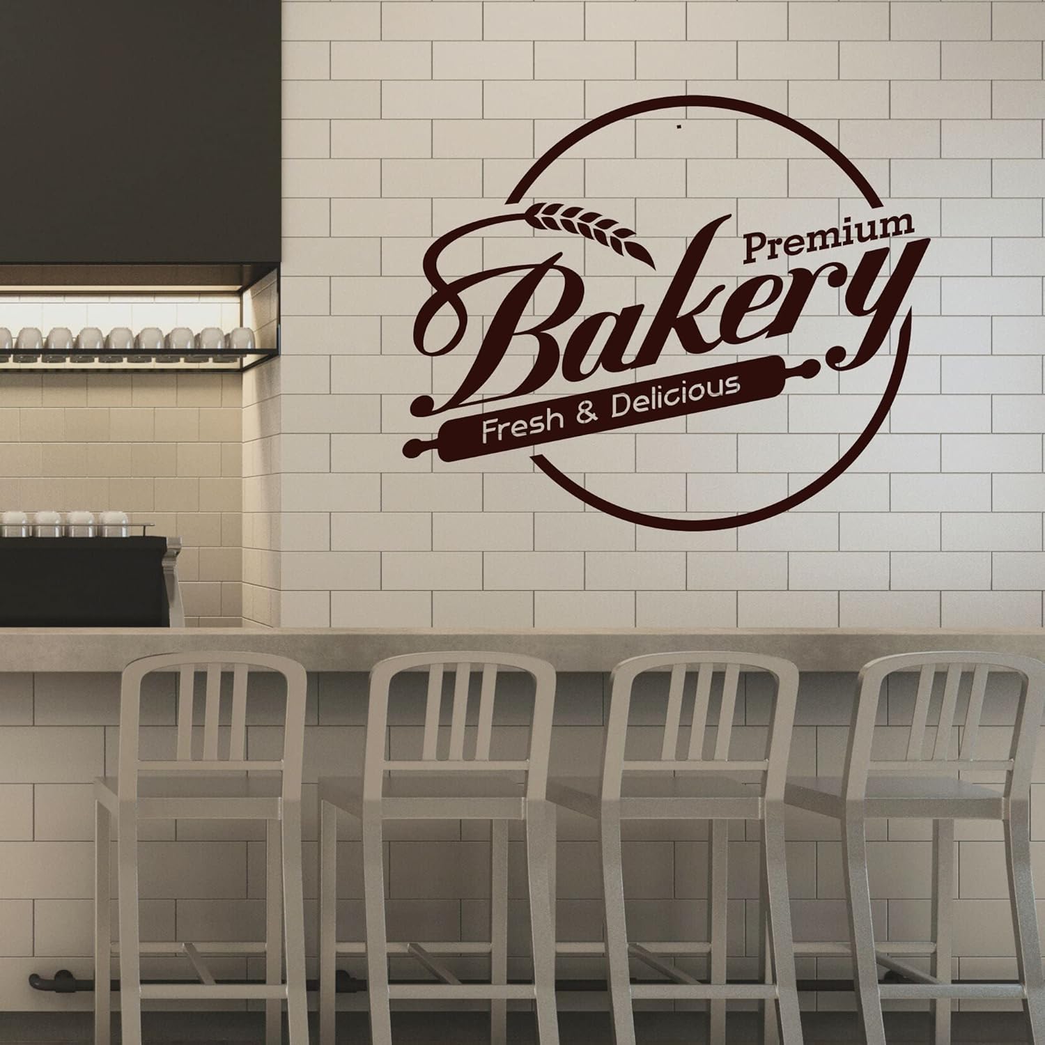Amazon.com: Bakery Vinyl Wall Decal Decor for Bakery Shop Bakehouse ...