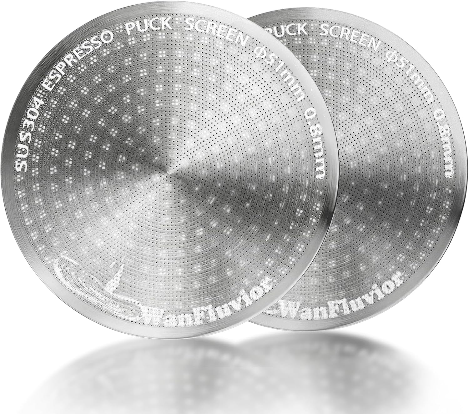 Amazon.com: 2 Pack Espresso Puck Screen 51mm - 304 Stainless Steel Mesh ...