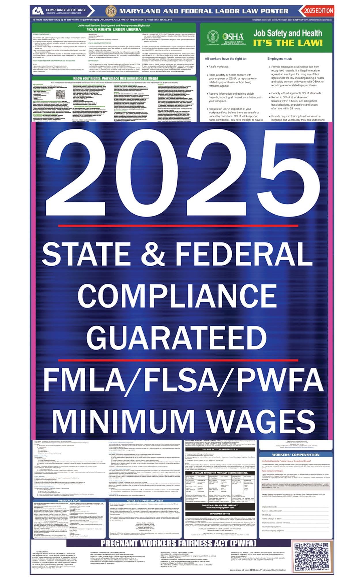 Amazon.com: Compliance Assistance 2025 Maryland (MD) State Labor Law ...