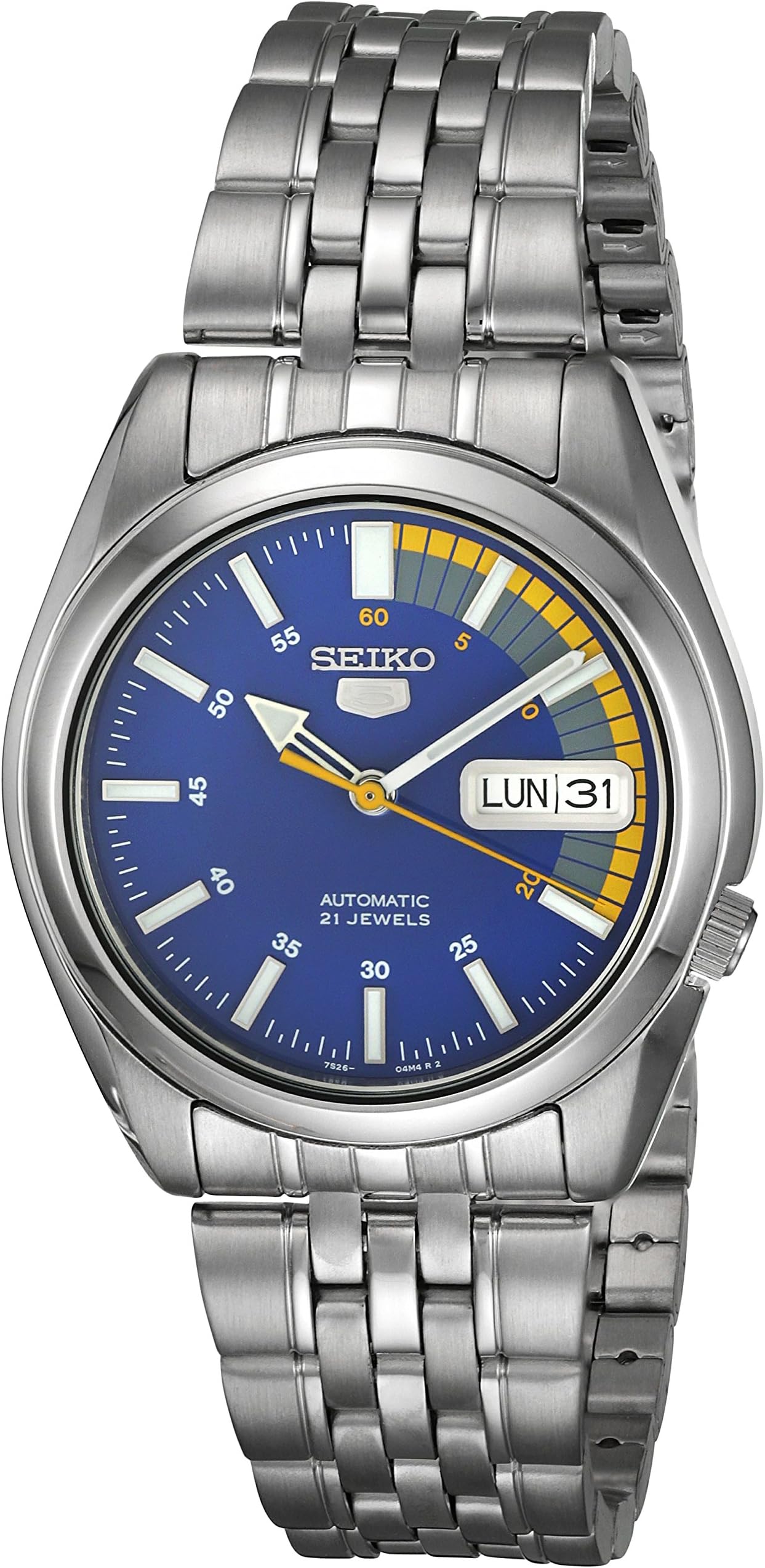 Amazon.co.jp: セイコー5 逆輸入モデル SEIKO5 機械式（自動巻き） SNKC51J1 [海外輸入品] メンズ 腕時計 時計 ...