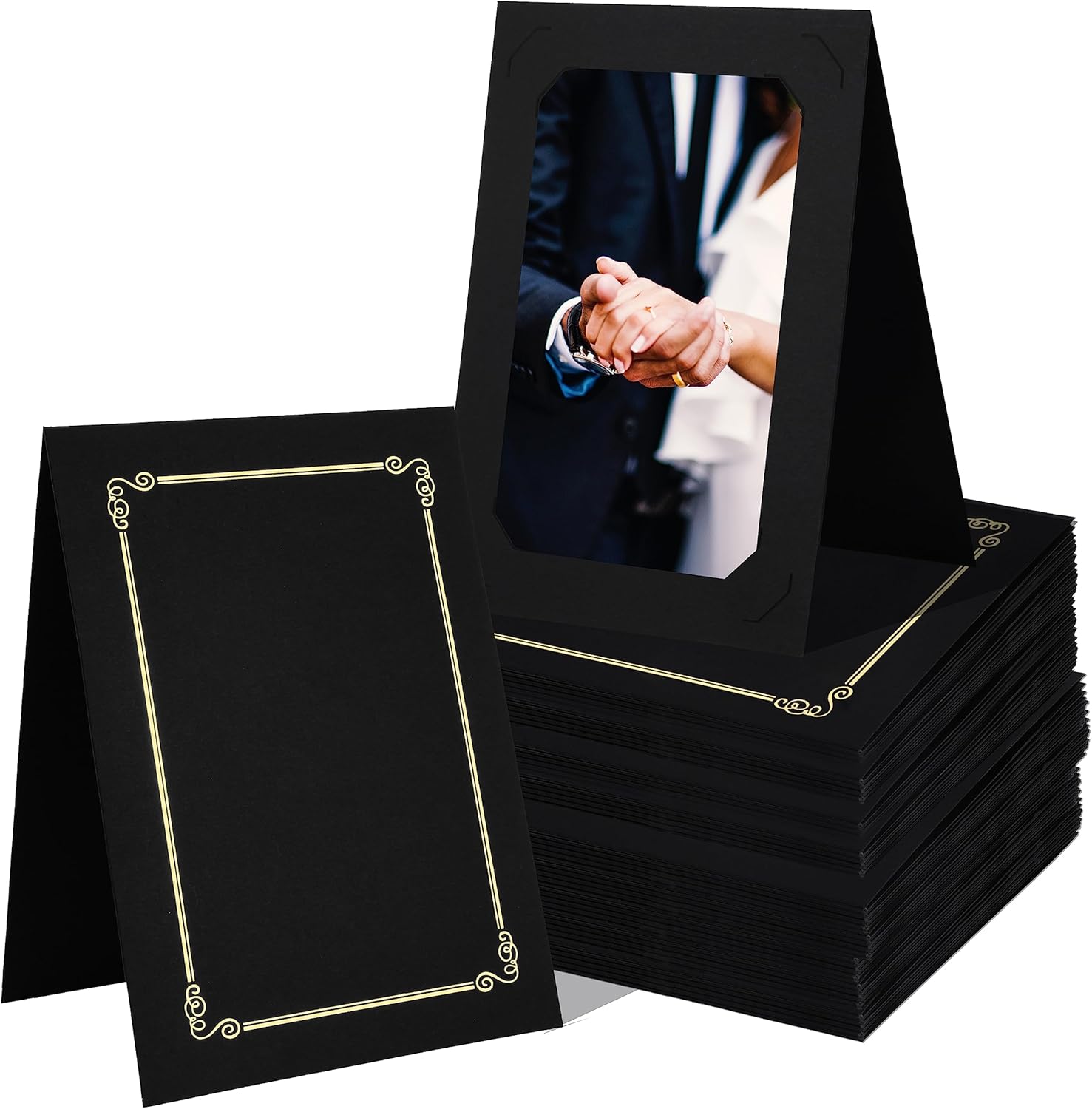 Amazon.com: Myraculo Cardboard Picture Frame for 4x6 or 5x7 Inserts ...