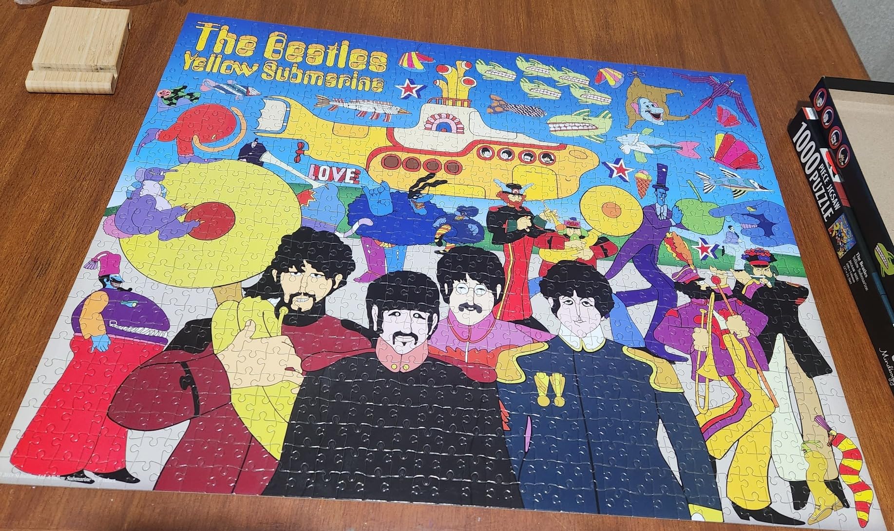 The Beatles Jigsaw Yellow Submarine - 1000-Piece Jigsaw Puzzle with ...