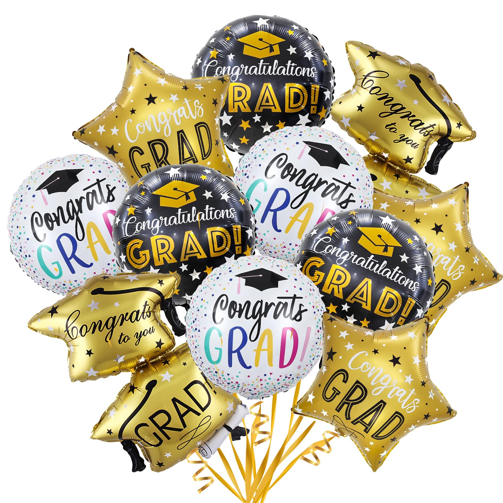 Snapklik.com : Congrats Grad Graduation Balloons Class Of 2025 Congrats ...