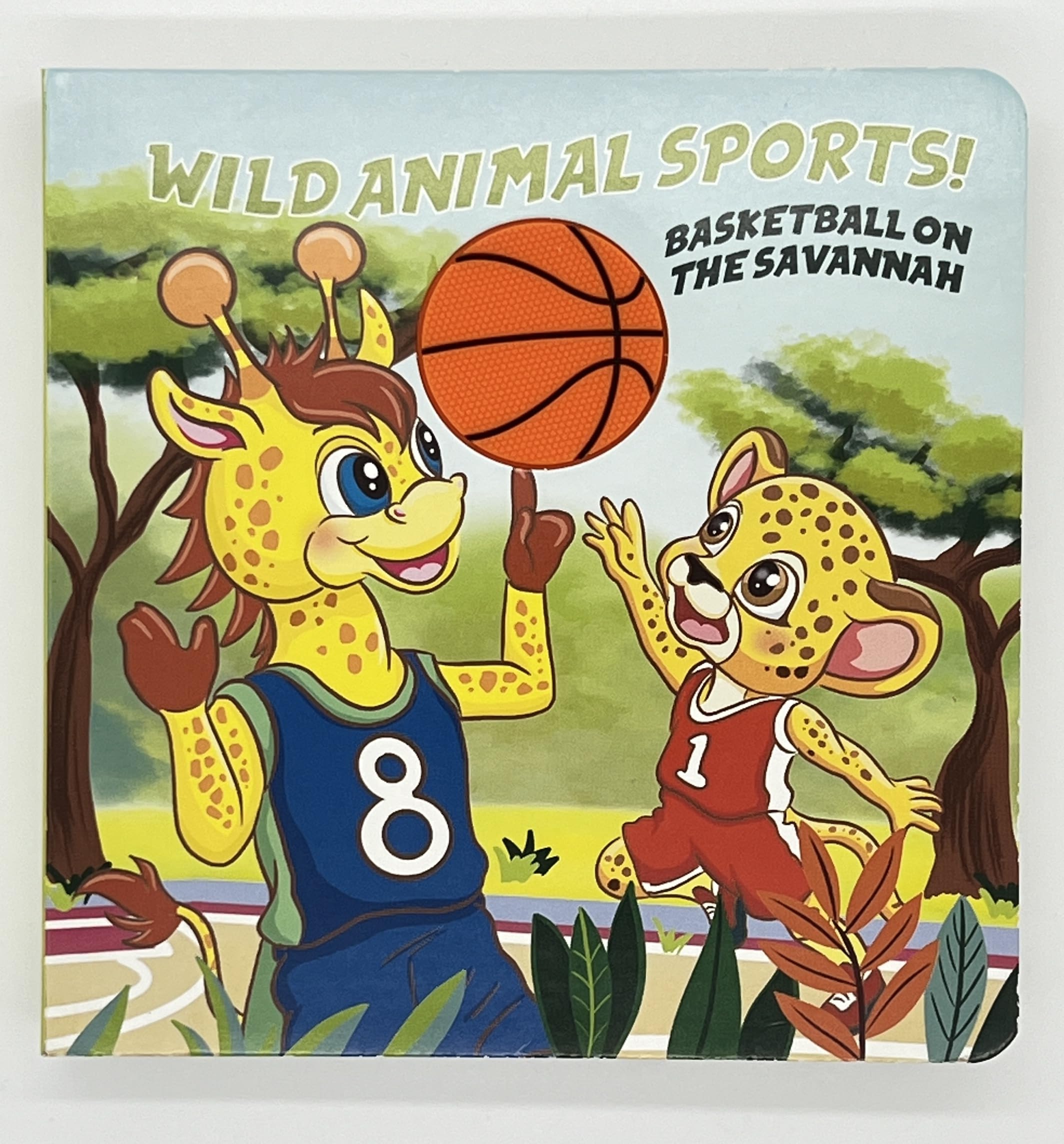 Wild Animal Sports! Basketball on the Savannah board book for babies ...