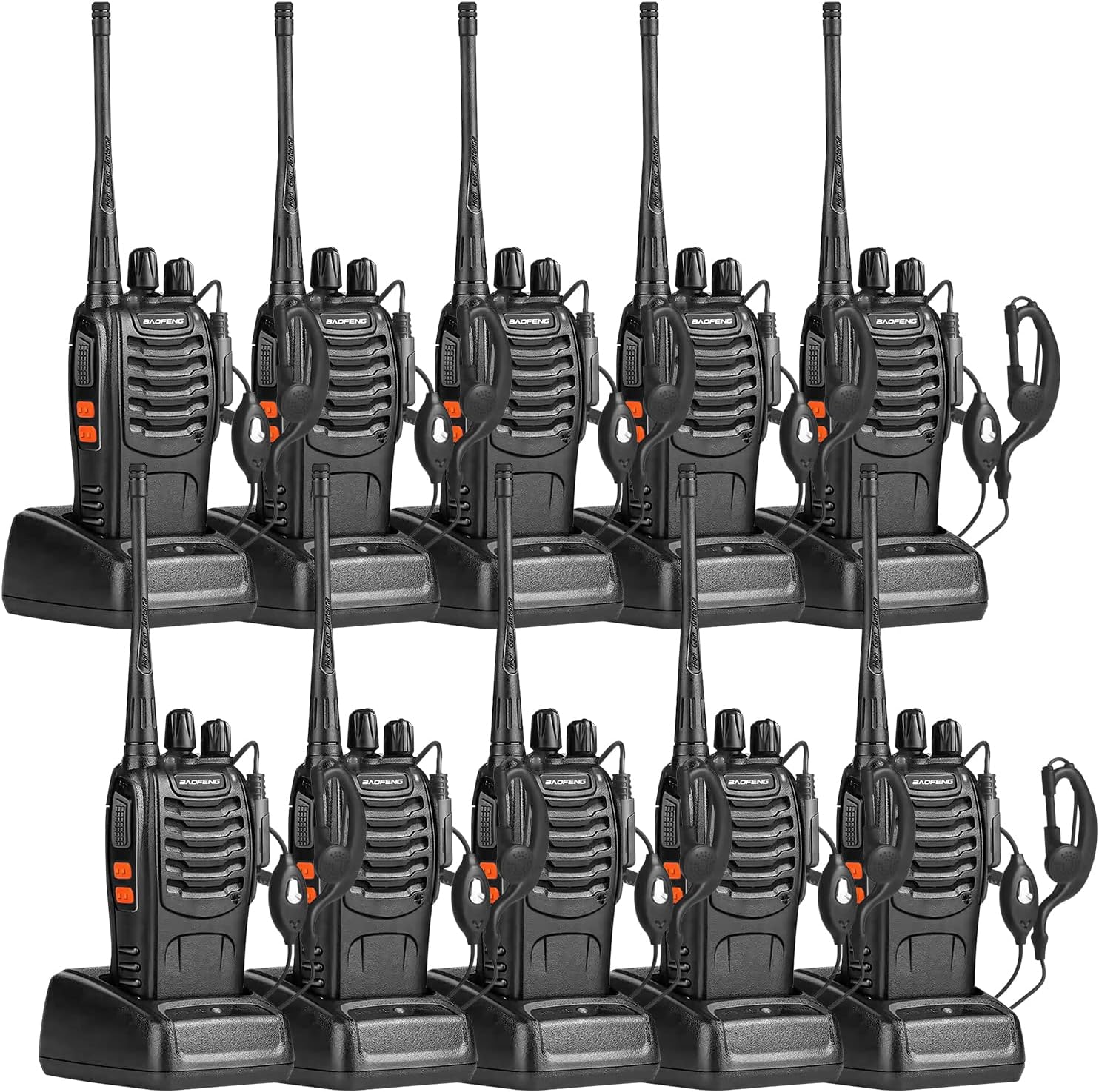 Amazon.com: Baofeng BF-888S Walkie Talkies Long Range for Adults with ...