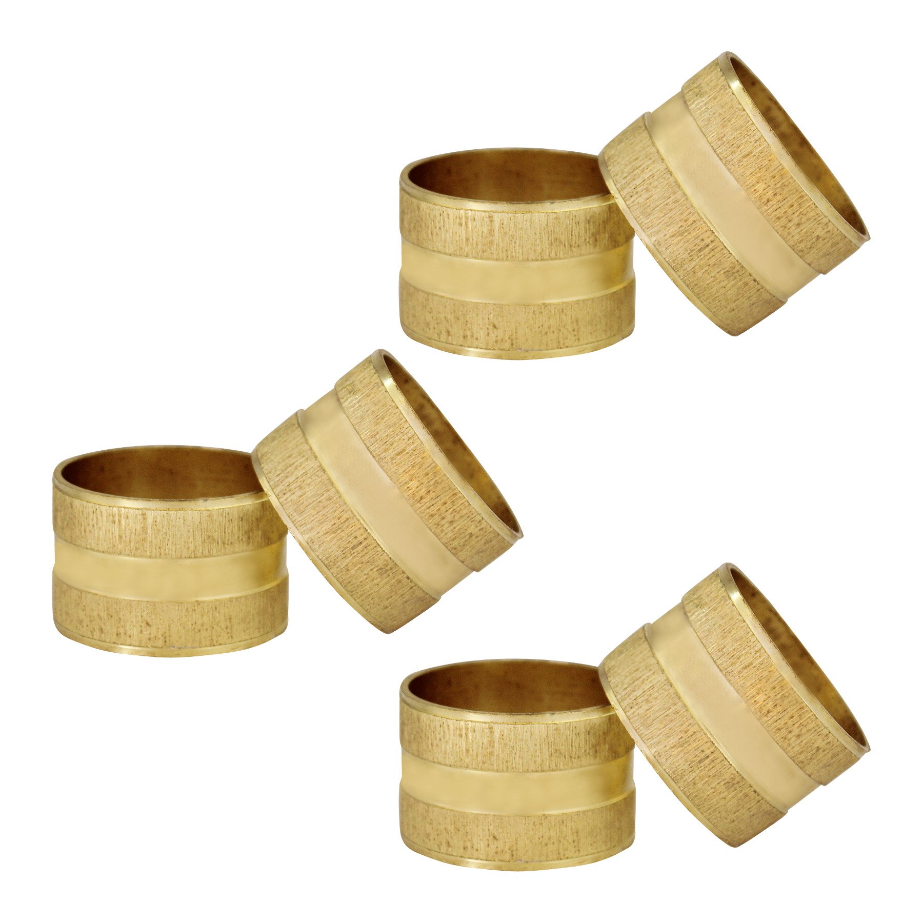 Amazon.com: Napkin Rings Set of 6, Gold Napkin Rings Bulk, Serviette ...
