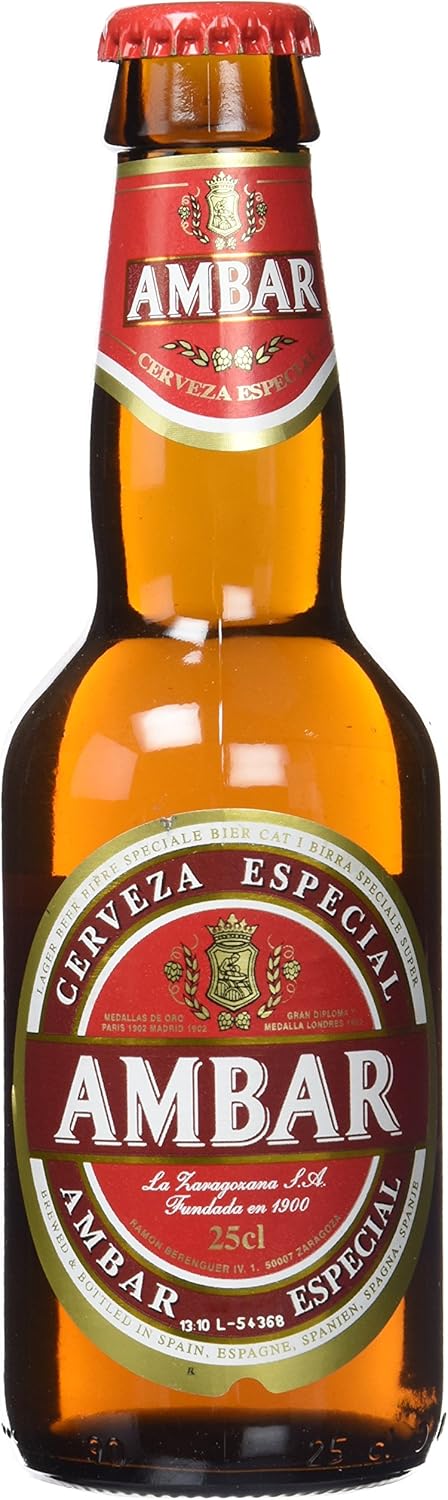 Ambar Cerveza, 6 x 25cl : Amazon.es: Alimentación y bebidas
