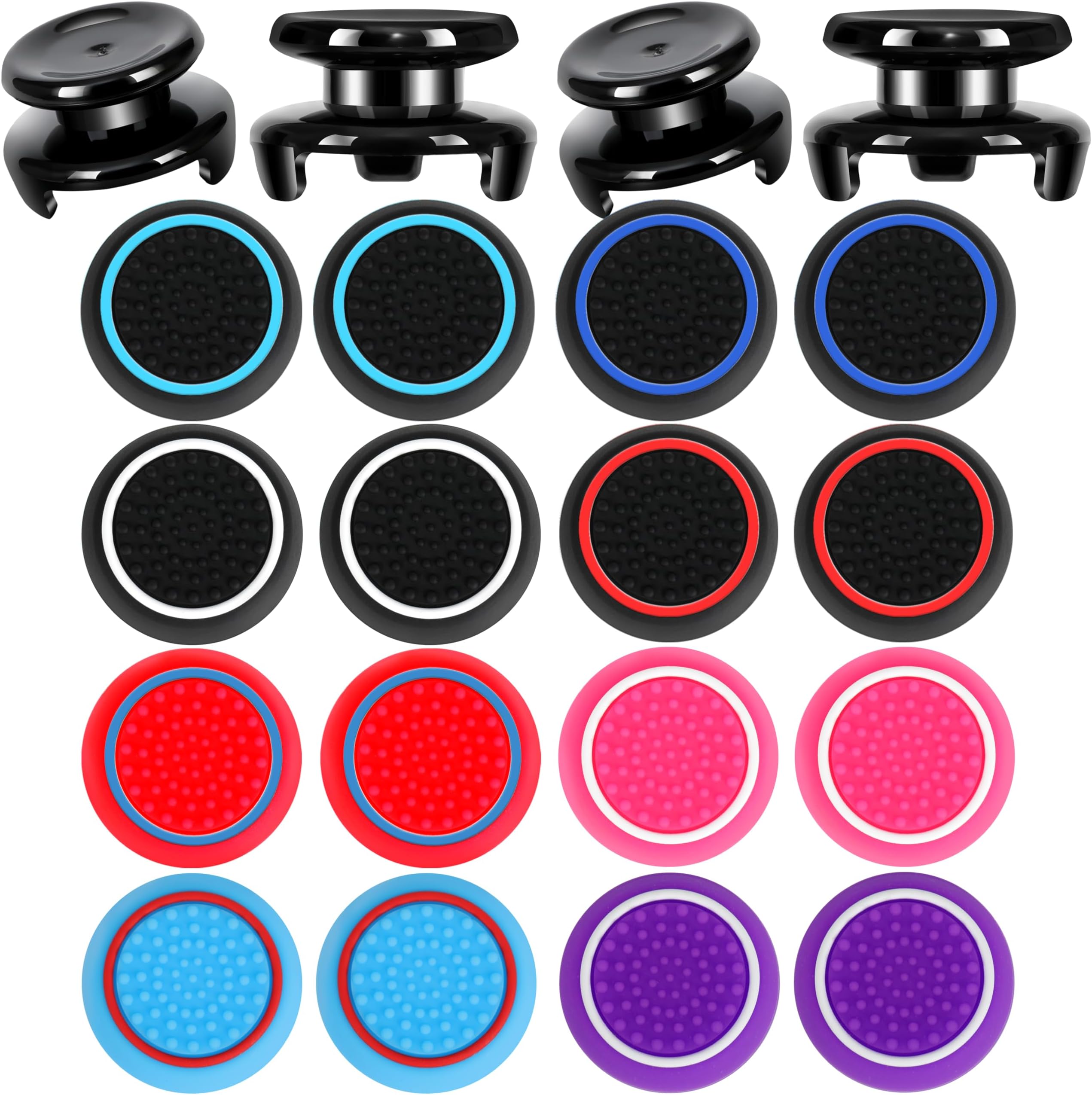 Amazon.com: CTHTBZ 24PCS Non-Slip Silicone Analog Joystick Thumb Stick ...