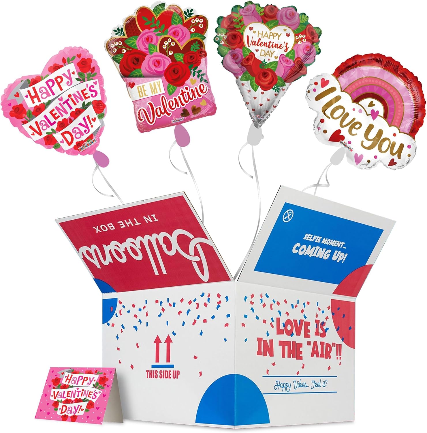 Amazon.com: Balloons In The Box Surprise Box (4), Romantic Gifts For ...