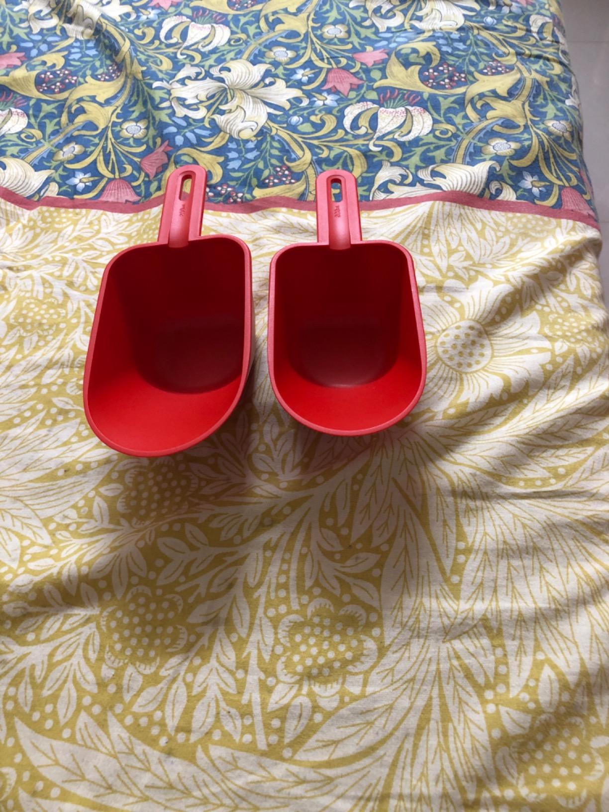 Buy Tupperware Scoop, Atta and Cereals Scoop, Set of 2, Multicolor ...