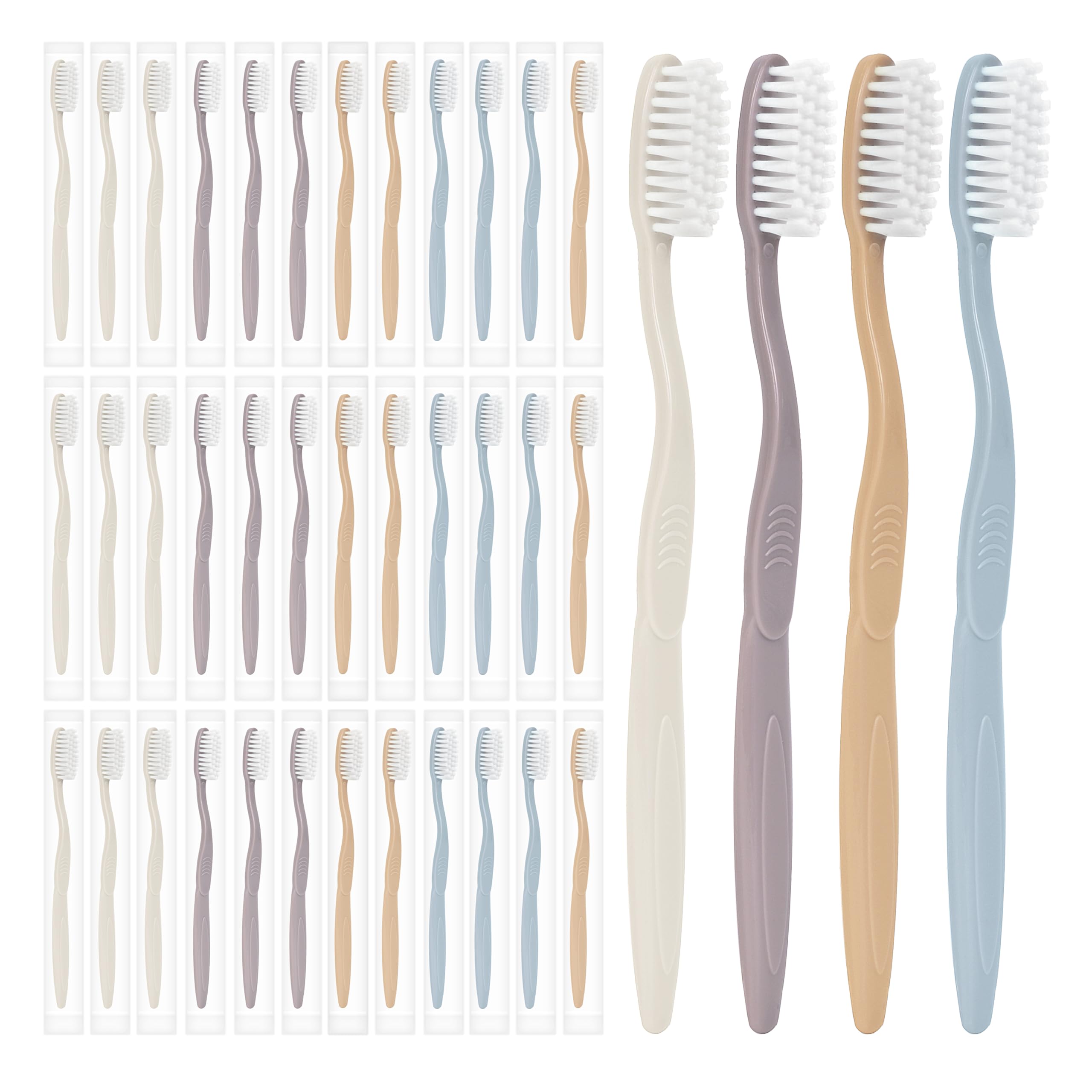 Amazon.com : DR.BRIGHT 80 PCS Individually Wrapped Toothbrushes,Tongue ...