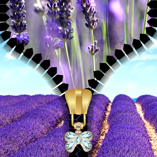 Lavender Zipper Lock Screen - App on Amazon Appstore