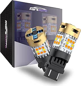 Amazon.com: Marsauto CANBUS 3157 Switchback LED Bulbs 3057 3457 T25 ...