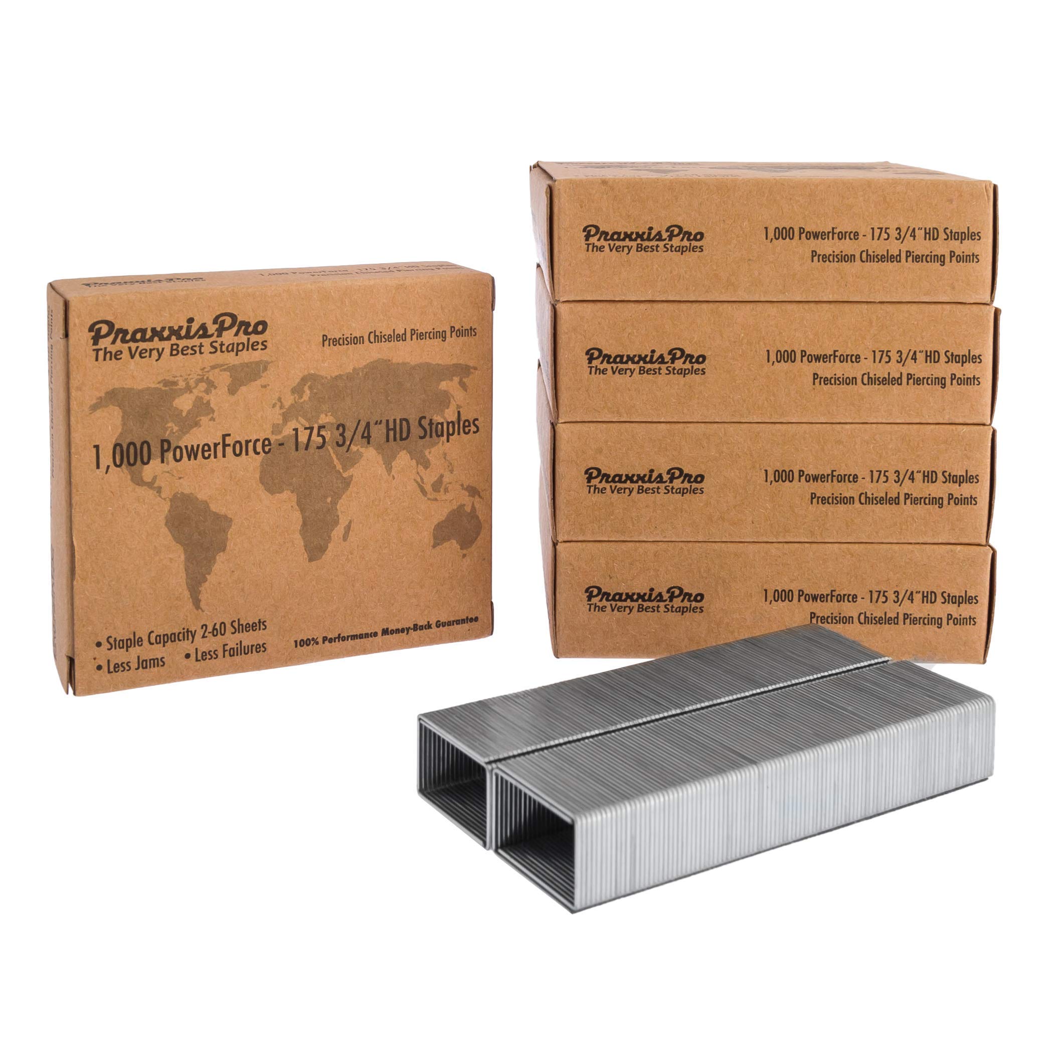 PowerForce-175 Heavy Duty Staples (3/4" 5000 Count) : Amazon.co.uk ...