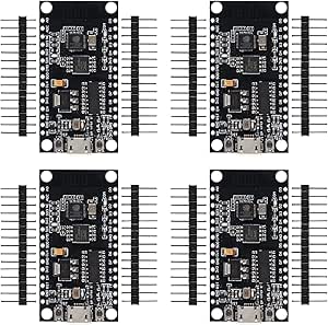 Amazon.com: Diitao 4PCS ESP8266 NodeMCU V3 CH340G Lua WiFi Module Integration+ Extra 32M Memory ...