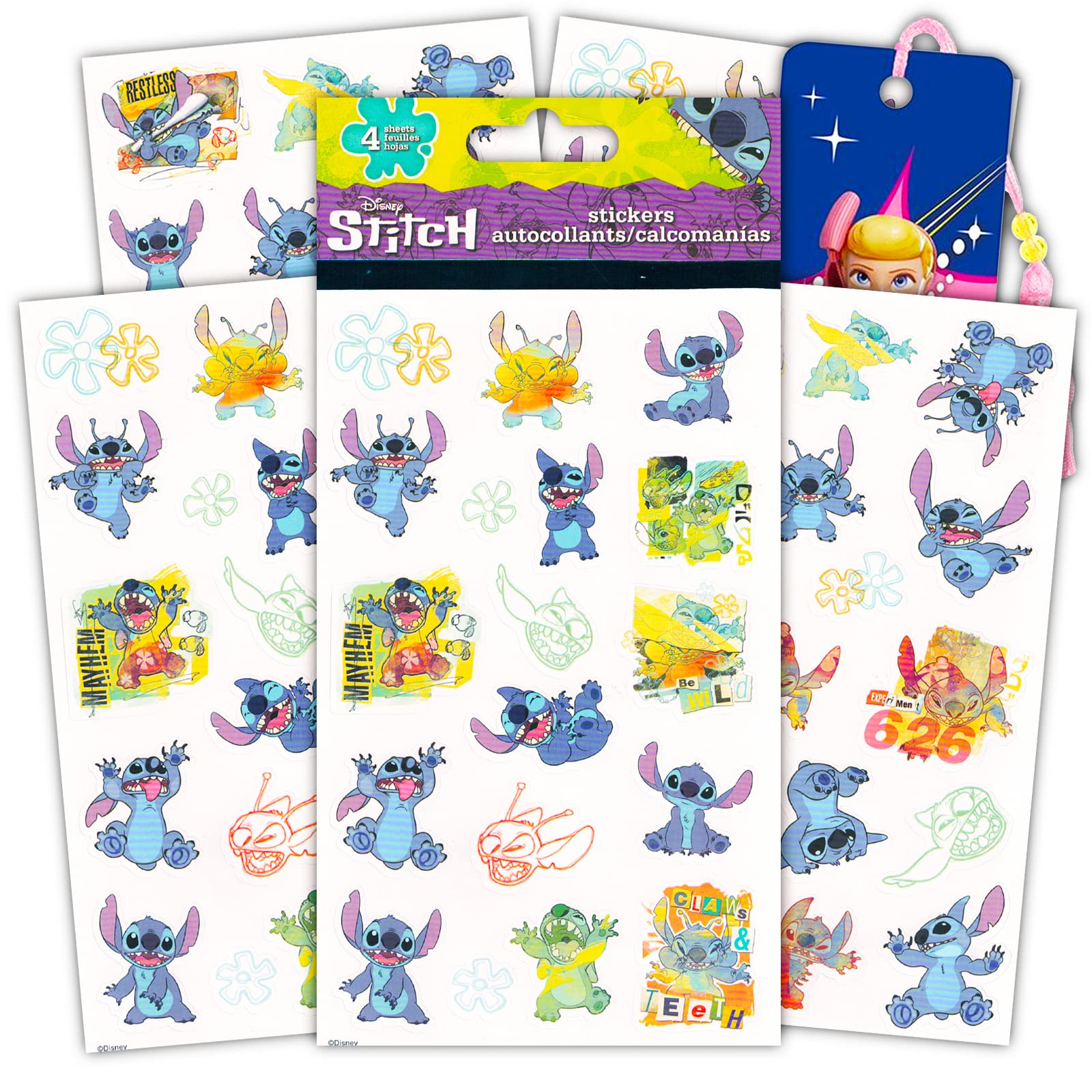 Classic Disney Stitch Sticker Set Bundle With 72 Lilo Stitch ...